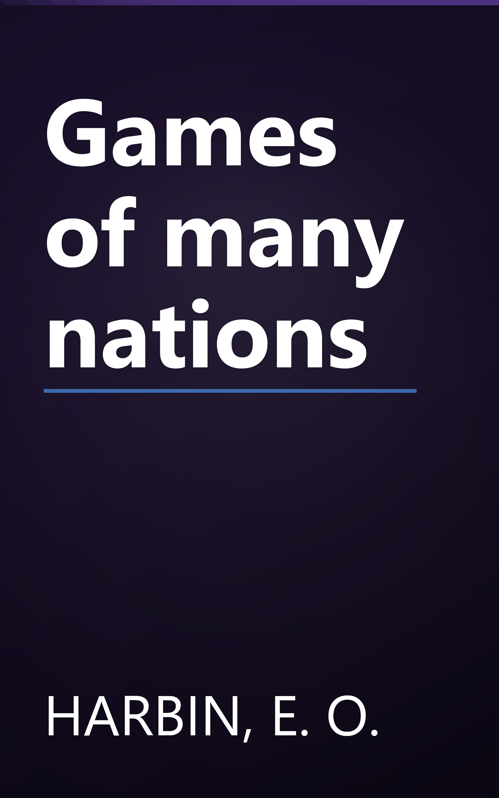 Games of many nations book cover
