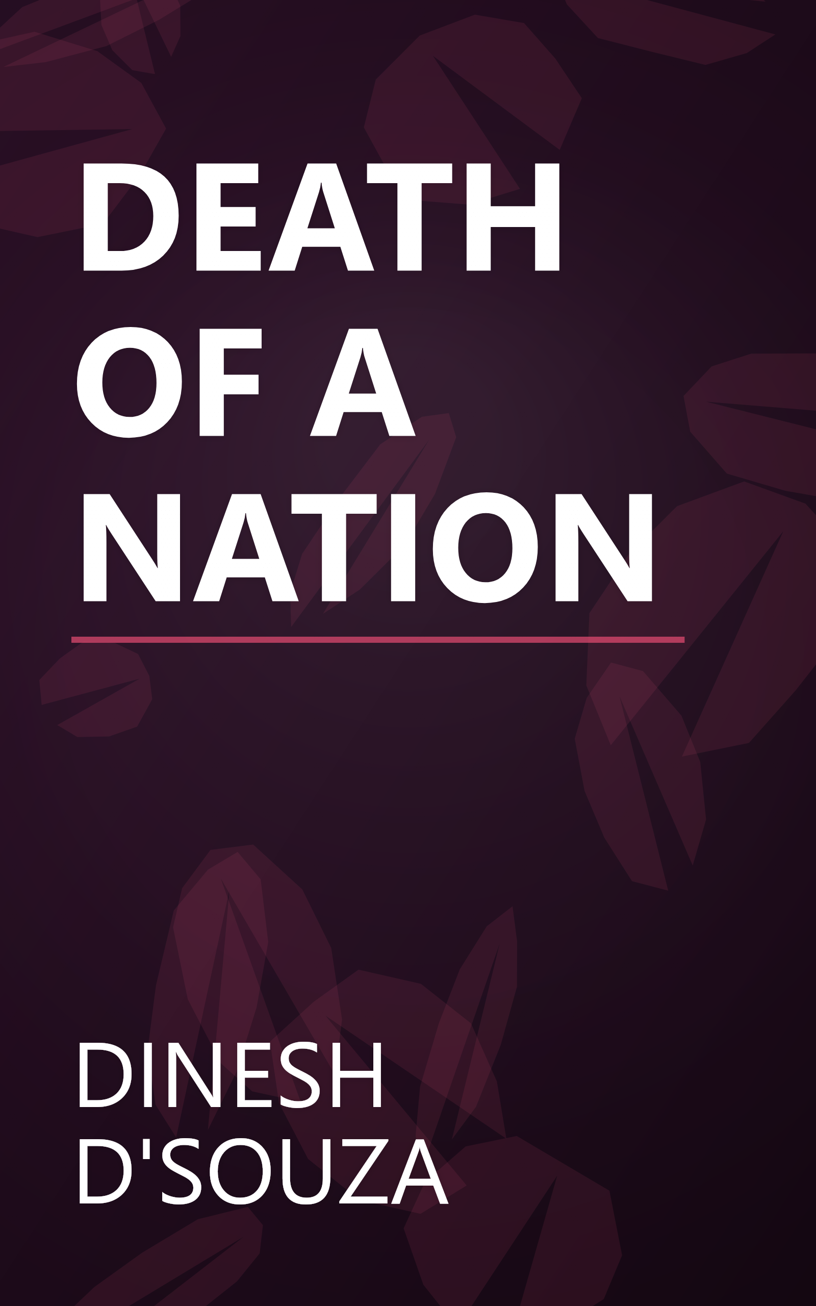 DEATH OF A NATION book cover