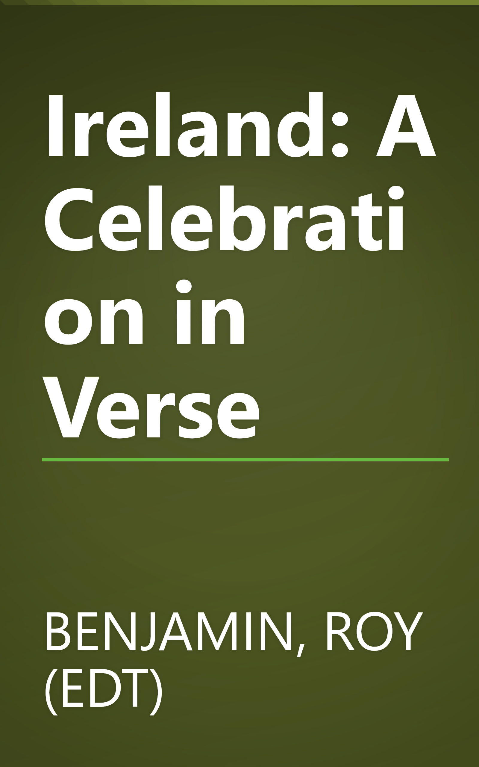 Ireland: A Celebration in Verse book cover