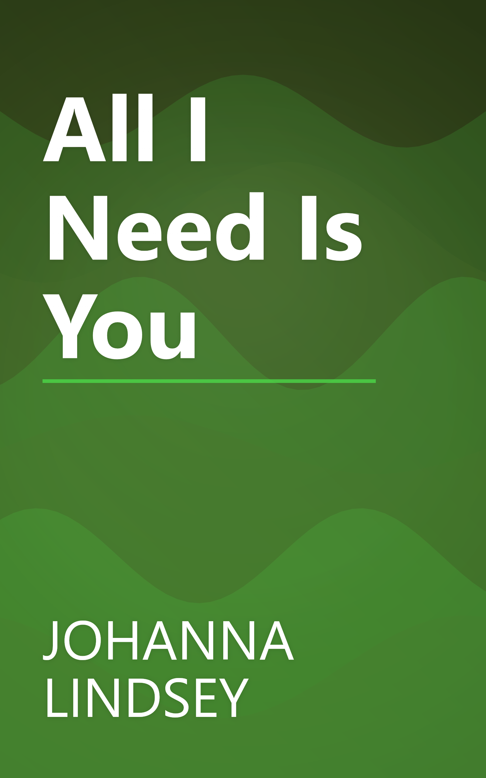 All I Need Is You book cover