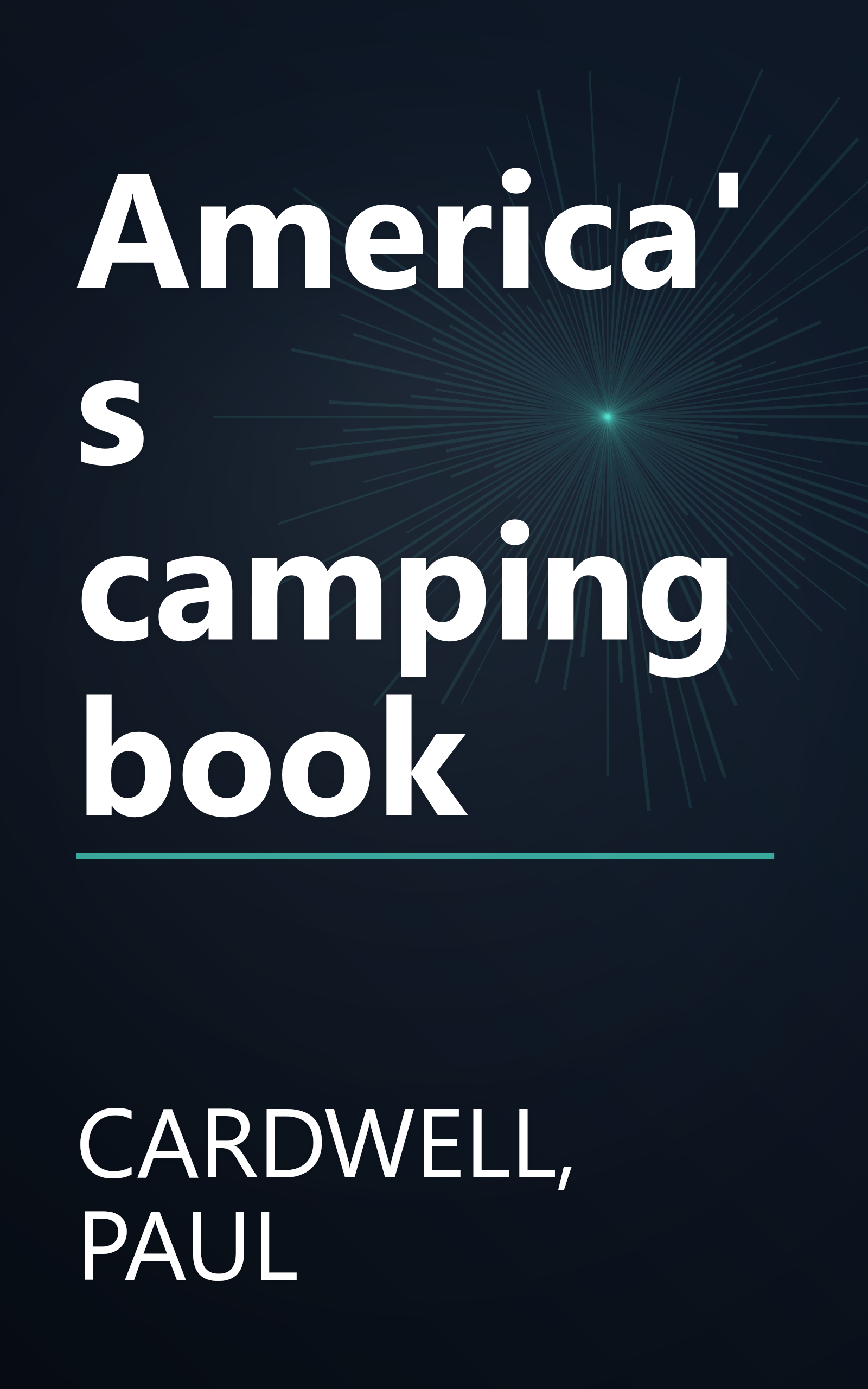 America's camping book book cover