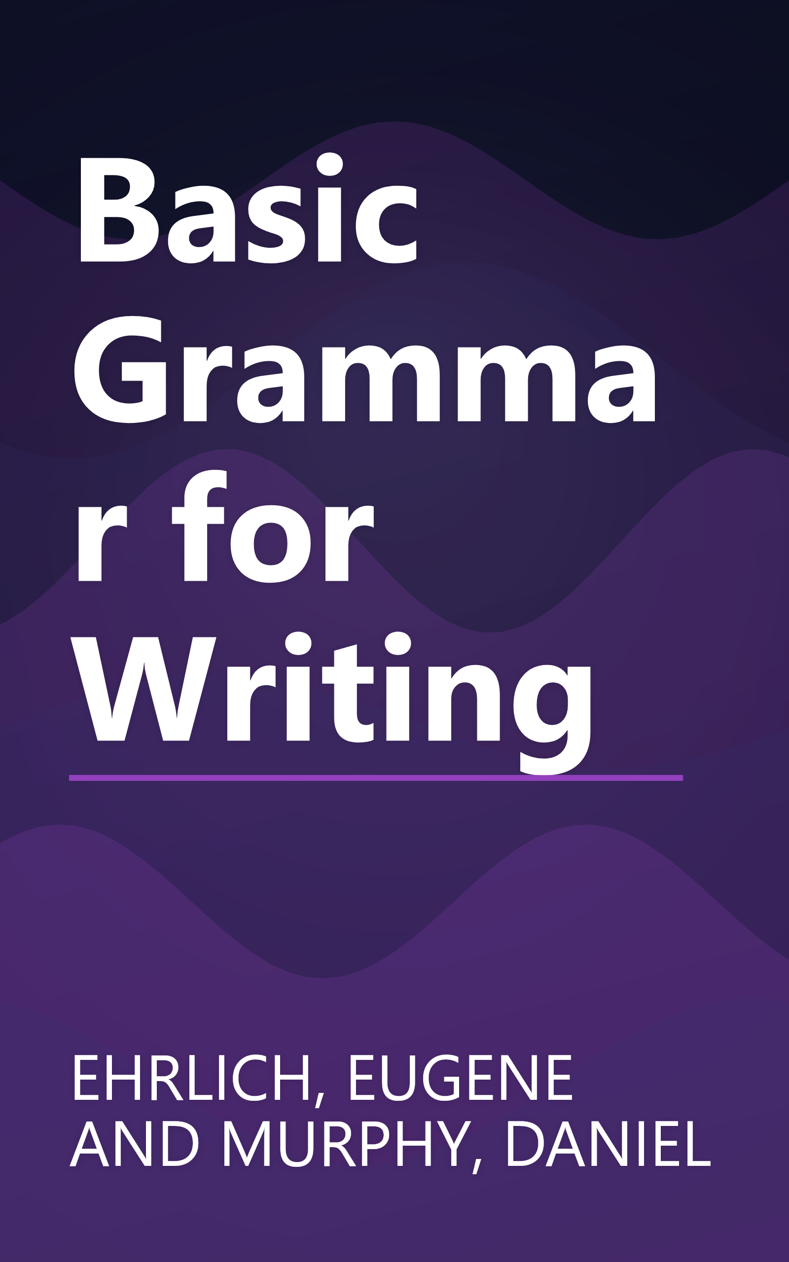 Basic Grammar for Writing book cover