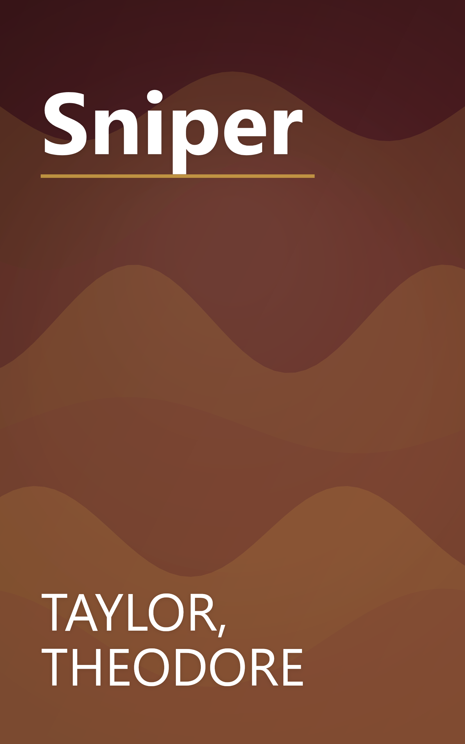 Sniper book cover