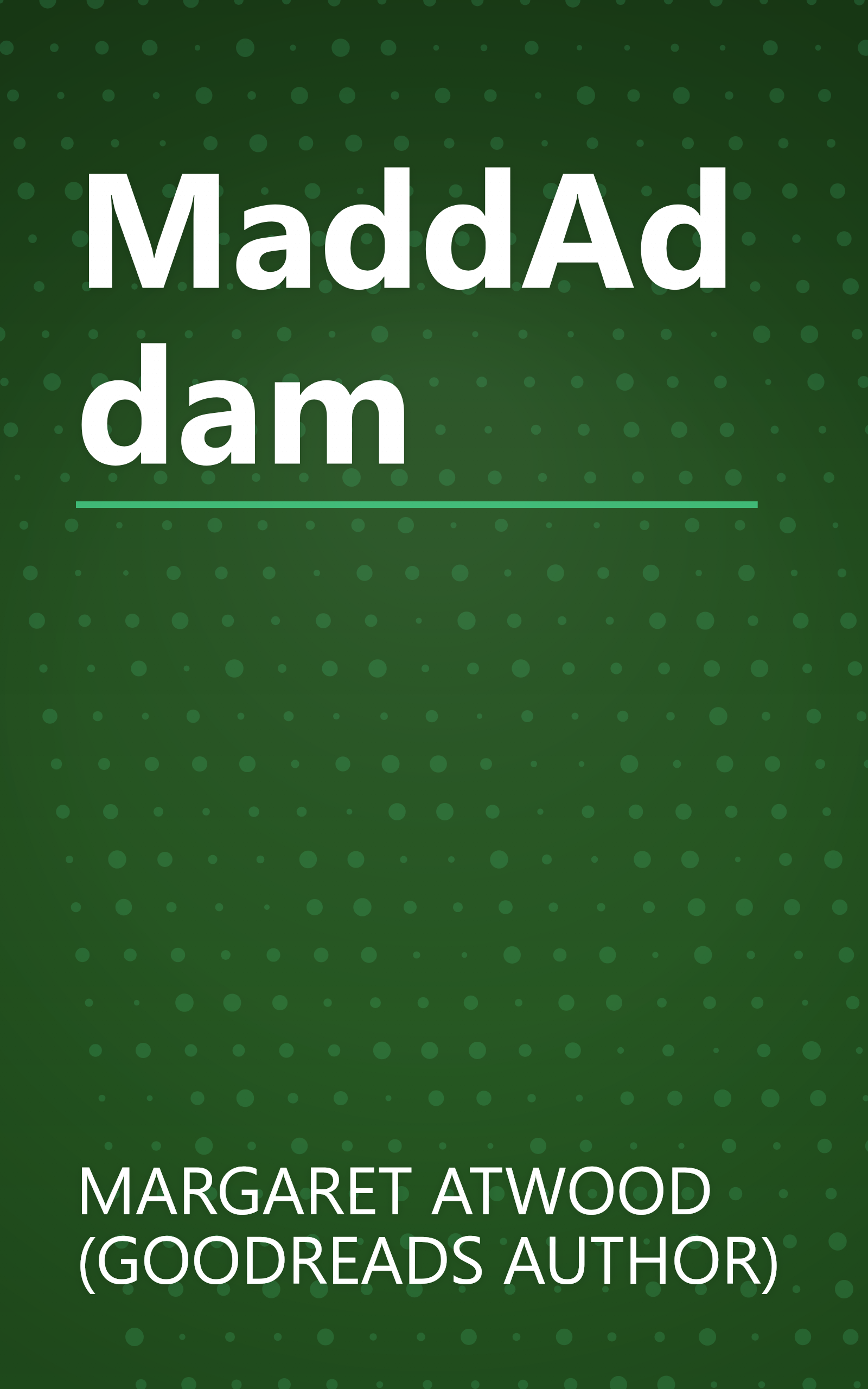 MaddAddam book cover