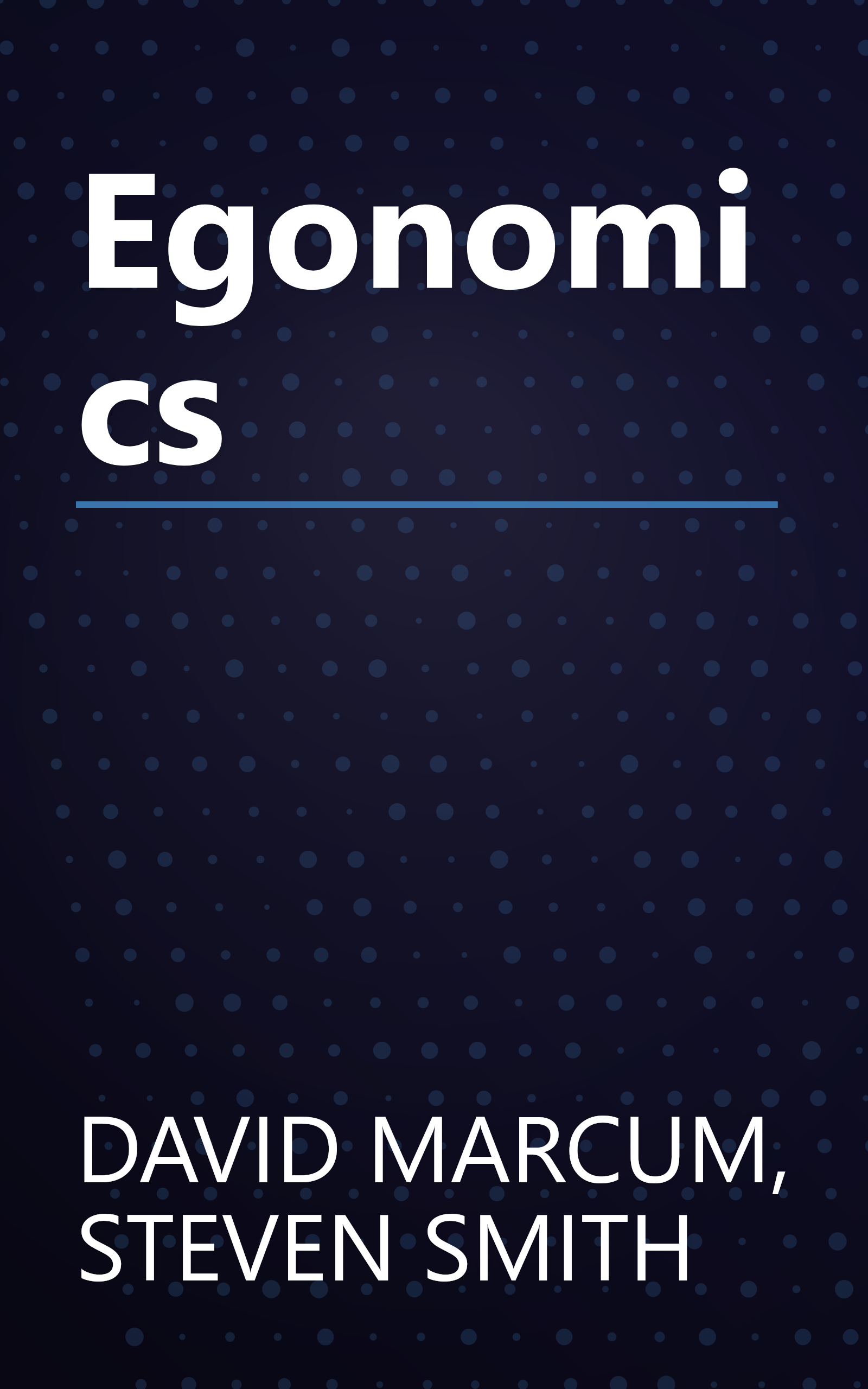 Egonomics book cover
