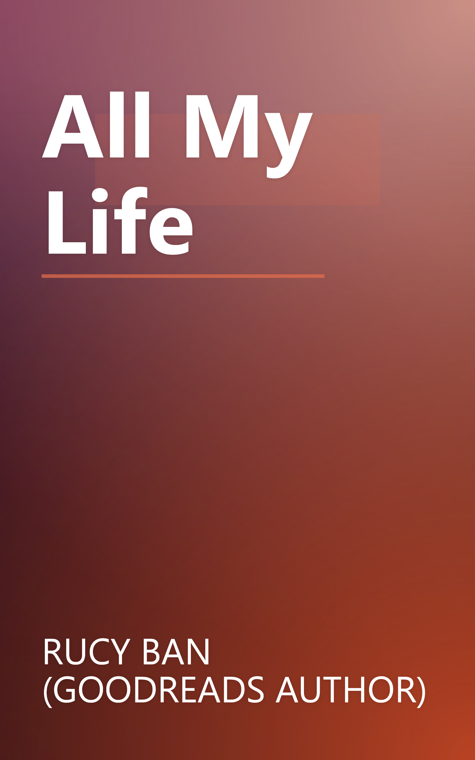 All My Life book cover