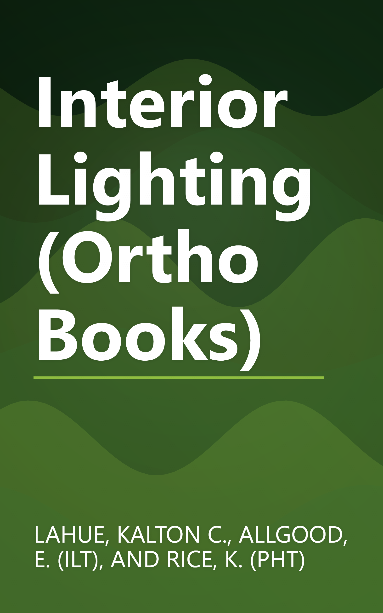 Interior Lighting (Ortho Books) book cover