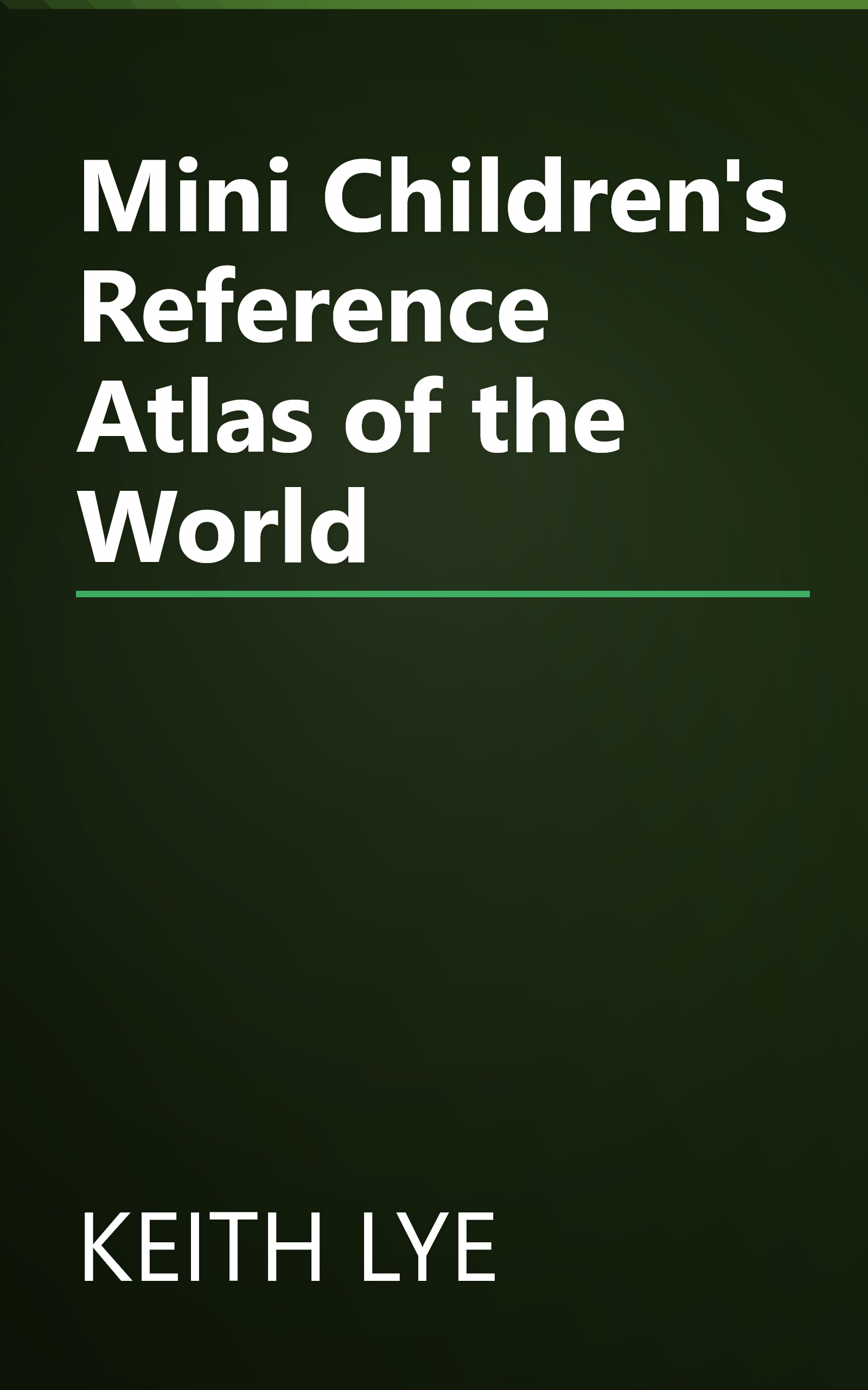 Mini Children's Reference Atlas of the World book cover