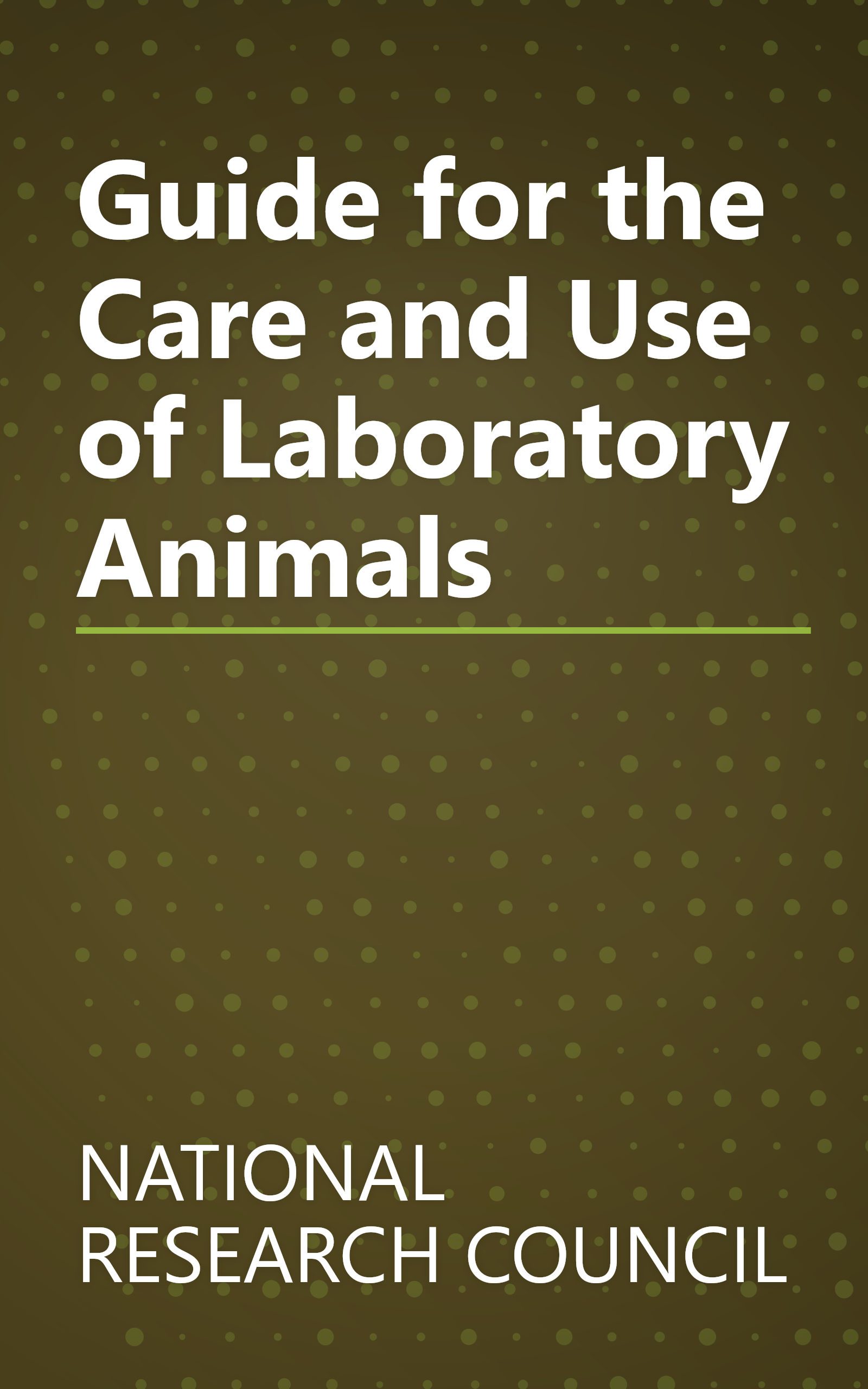 Guide for the Care and Use of Laboratory Animals book cover