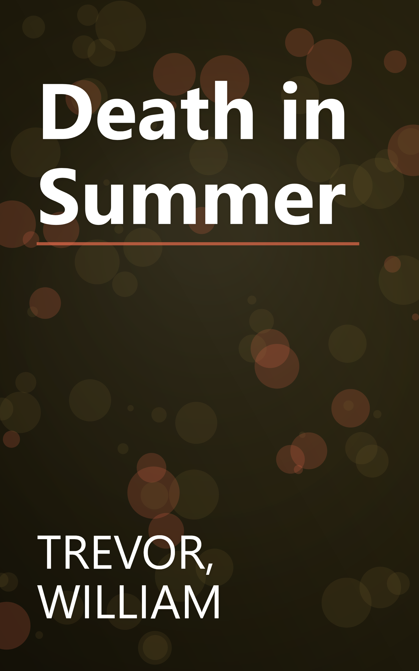 Death in Summer book cover
