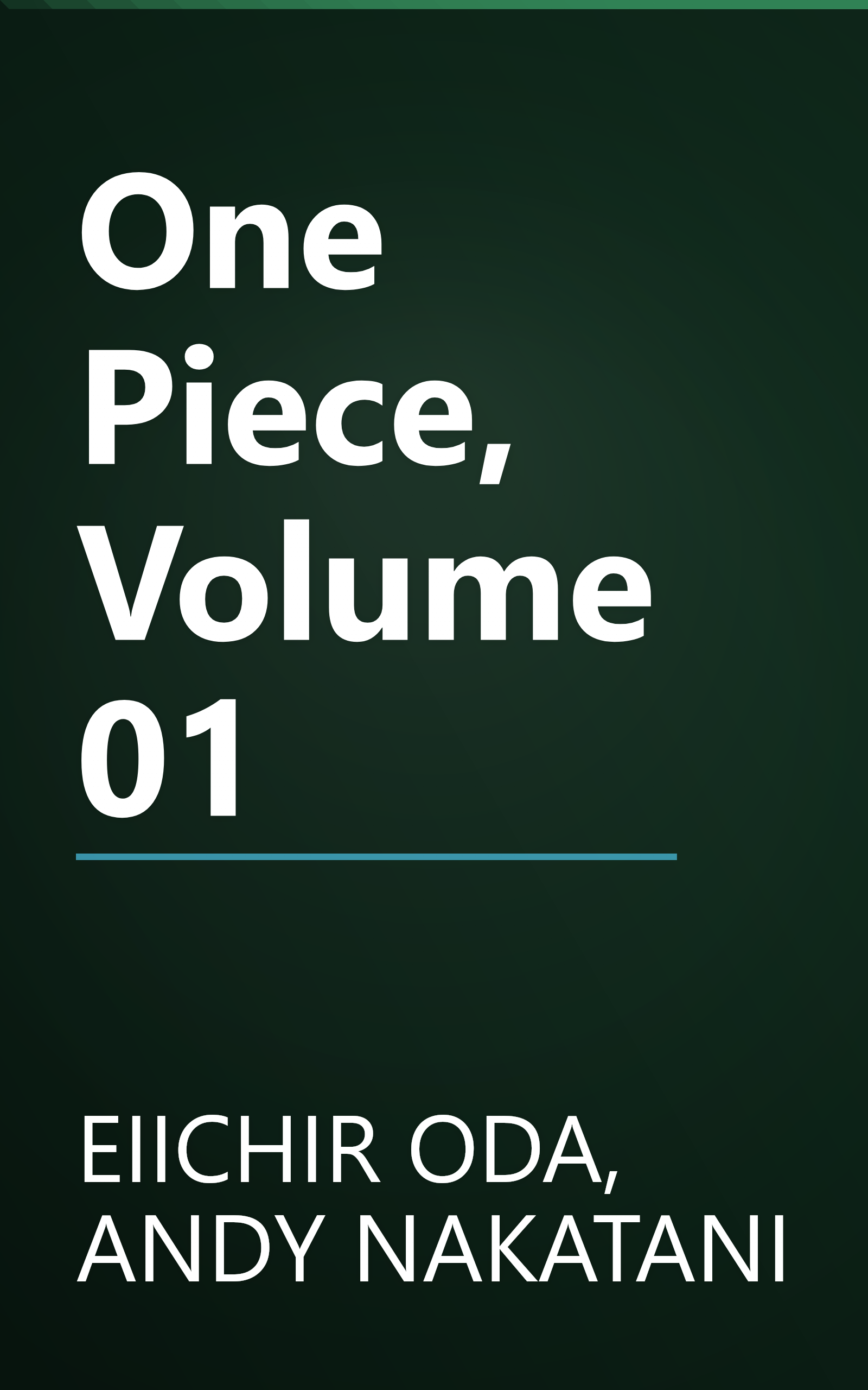 One Piece, Volume 01 book cover