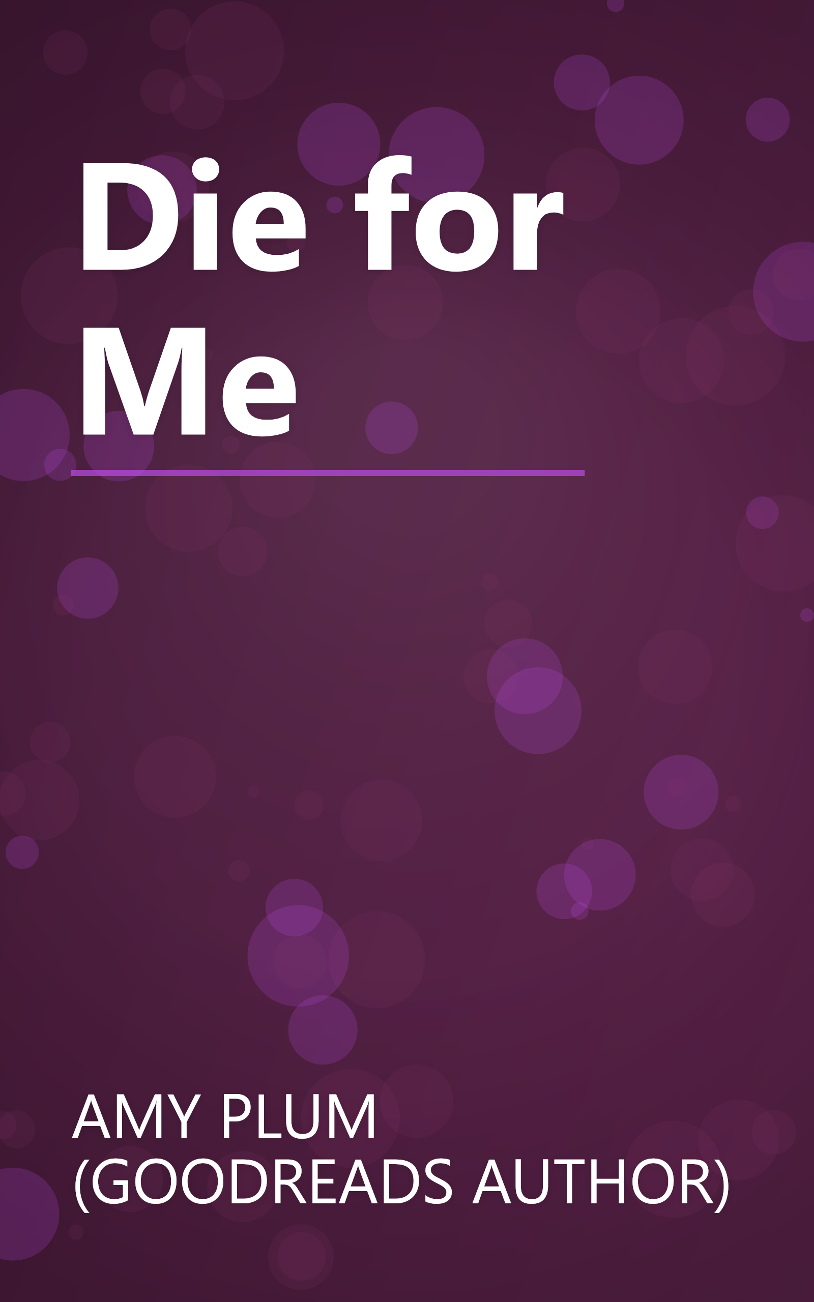 Die for Me book cover