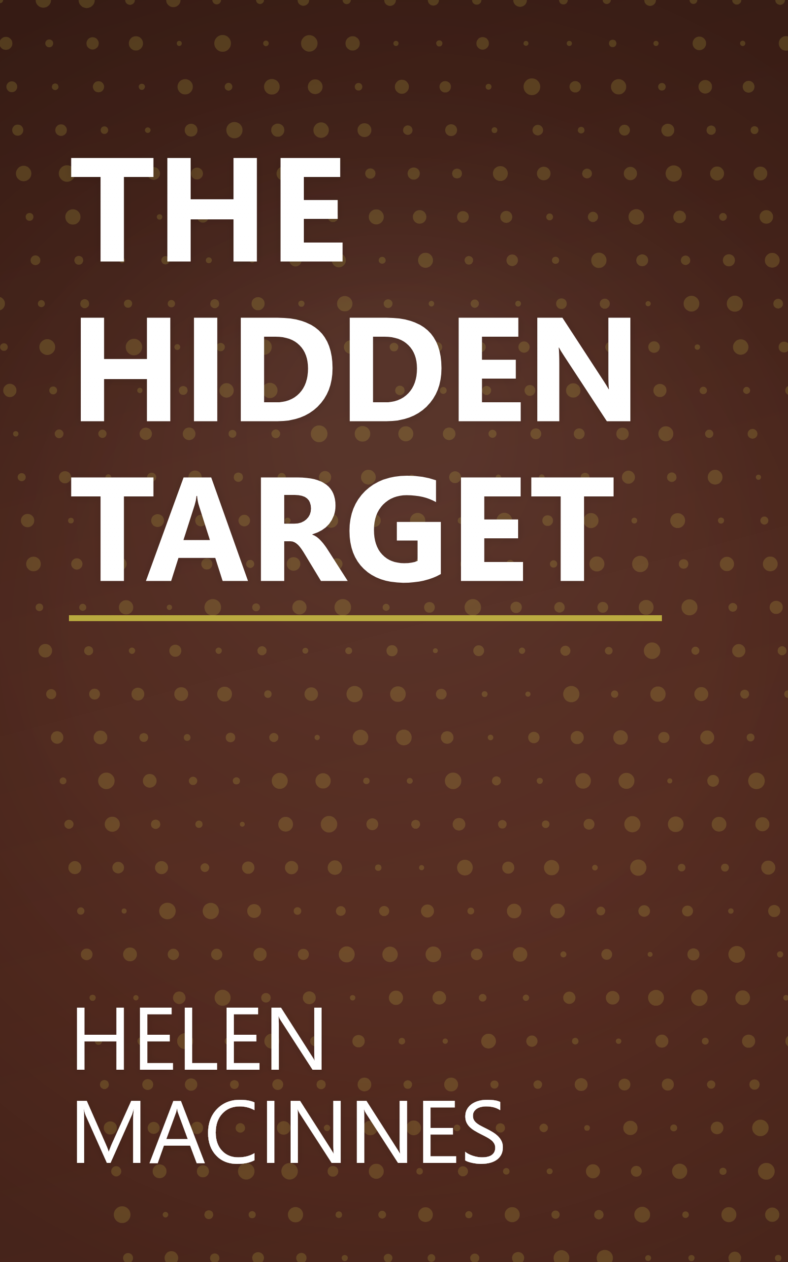 THE HIDDEN TARGET book cover