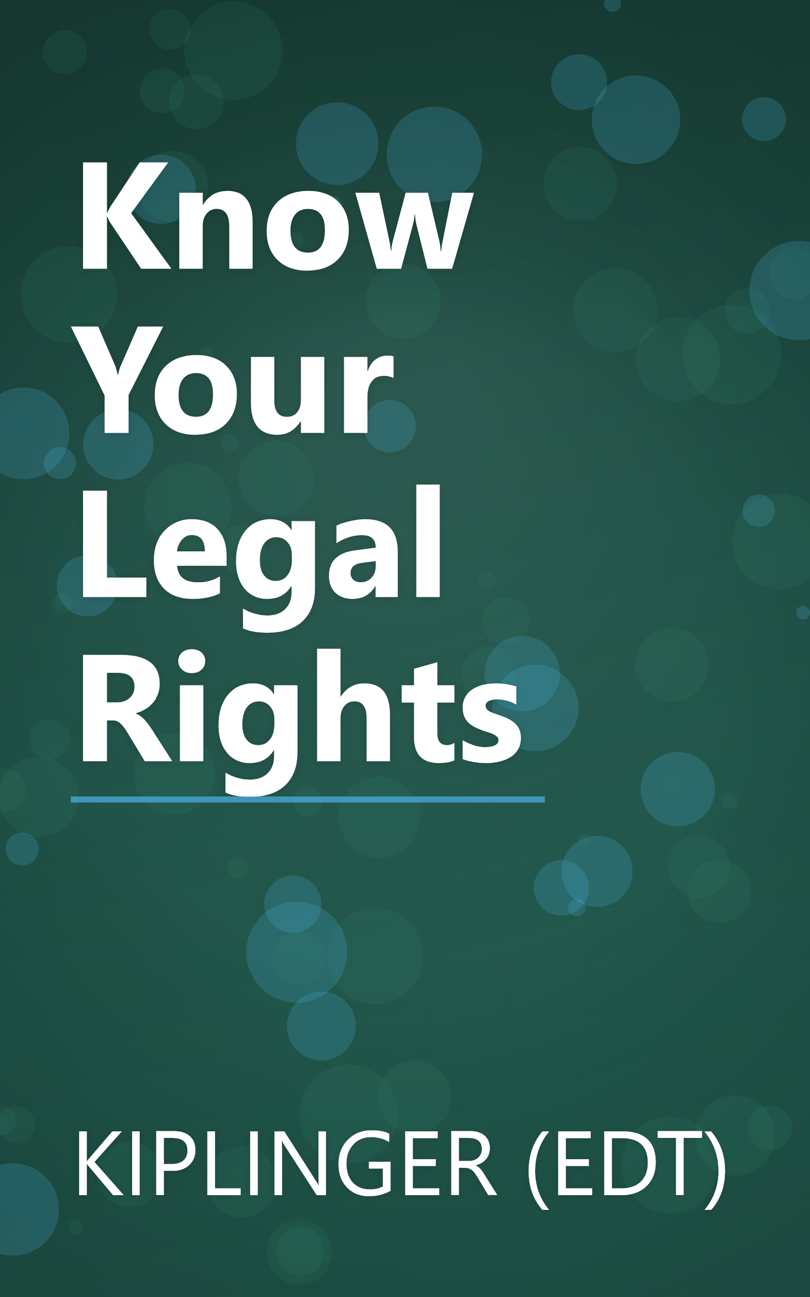 Know Your Legal Rights book cover