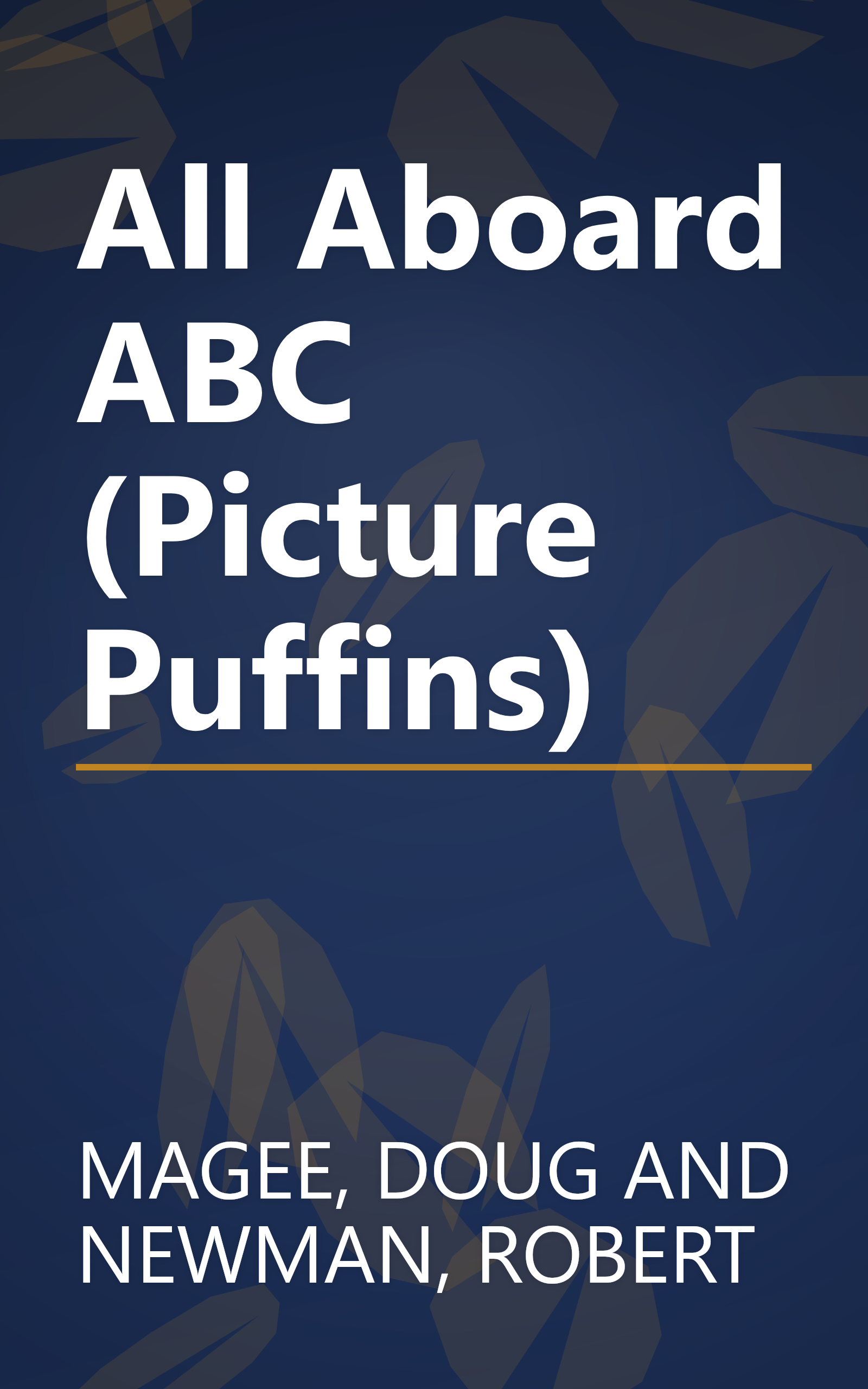 All Aboard ABC (Picture Puffins) book cover