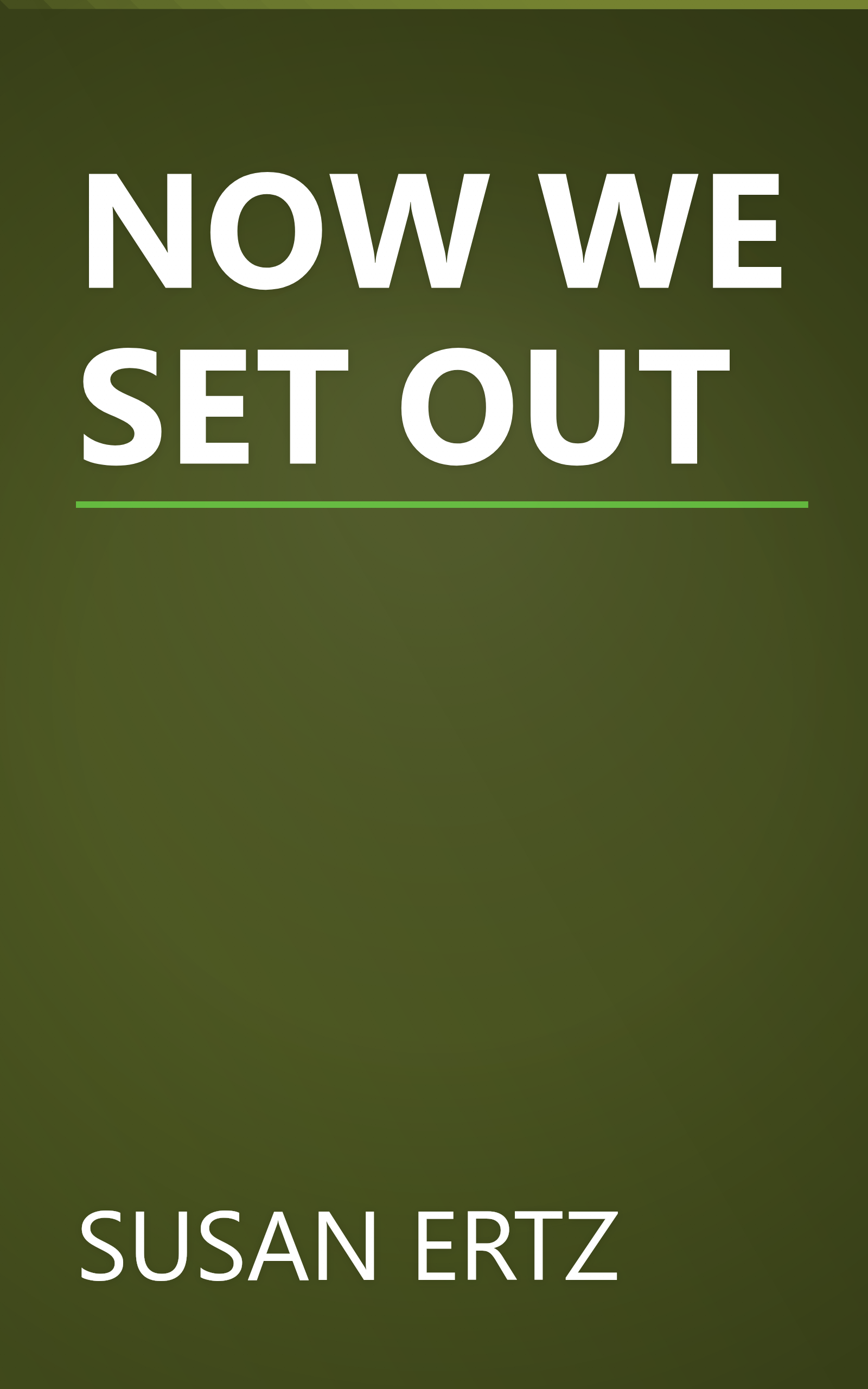 NOW WE SET OUT book cover