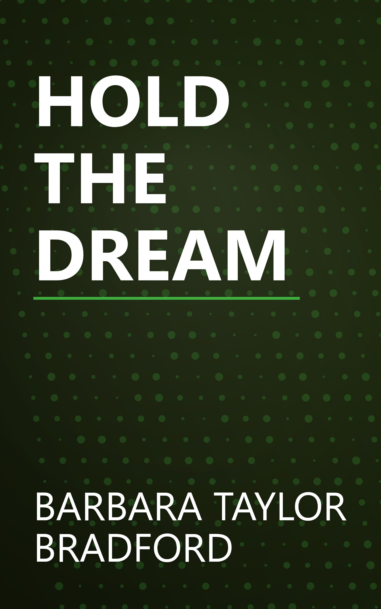 HOLD THE DREAM book cover