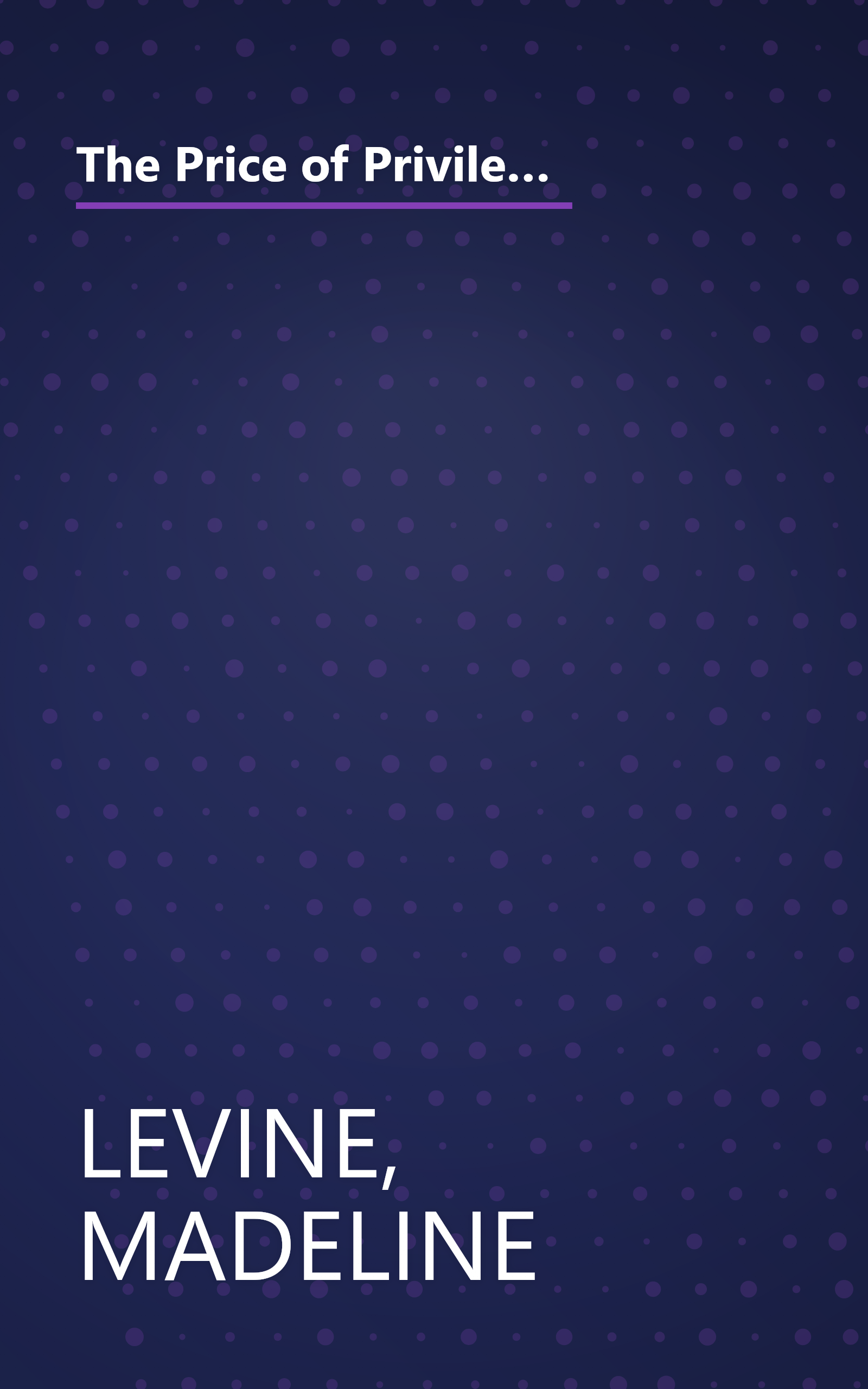 The Price of Privilege: How Parental Pressure and Material Advantage Are Creating a Generation of Disconnected and Unhappy Kids book cover