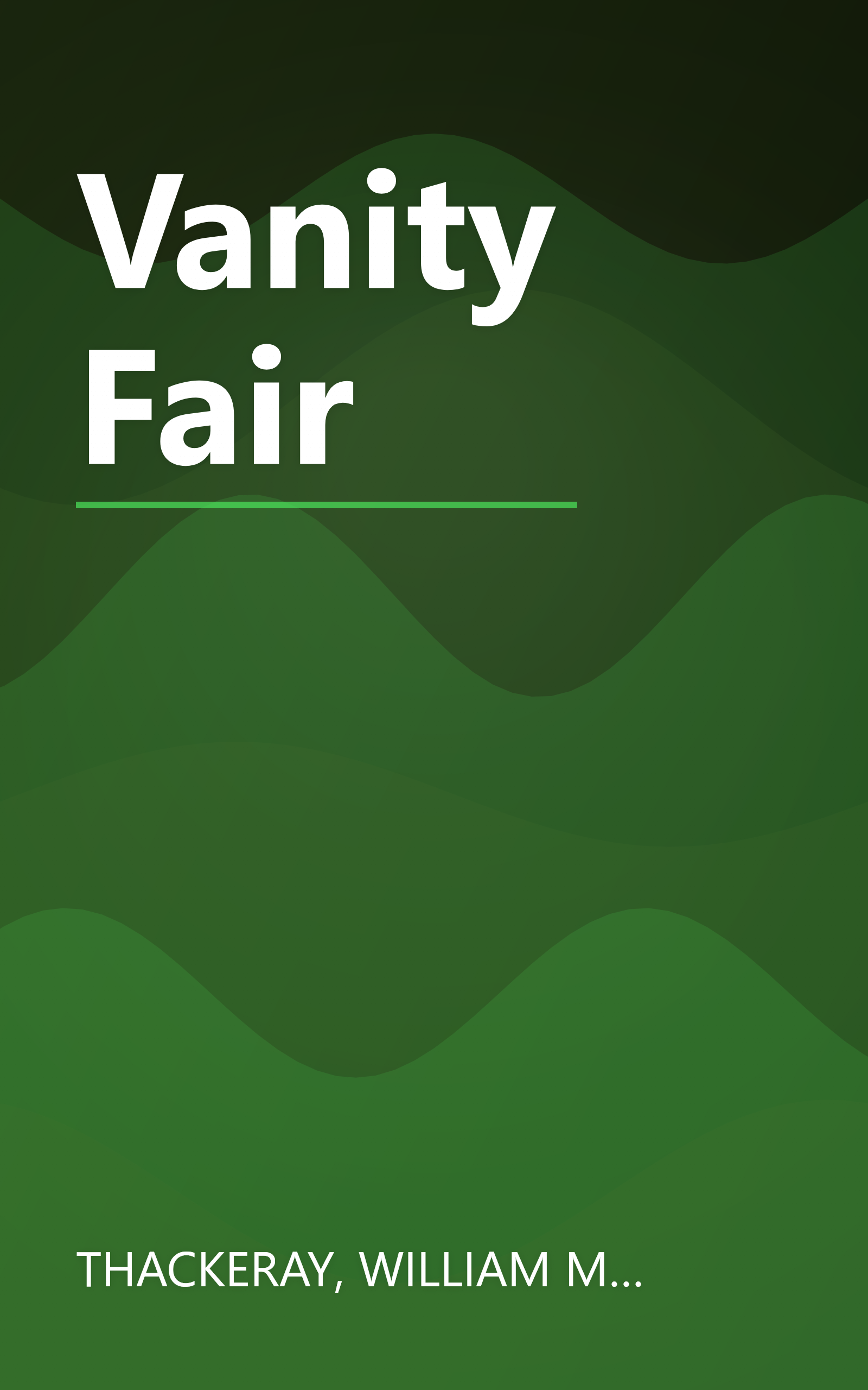 Vanity Fair book cover