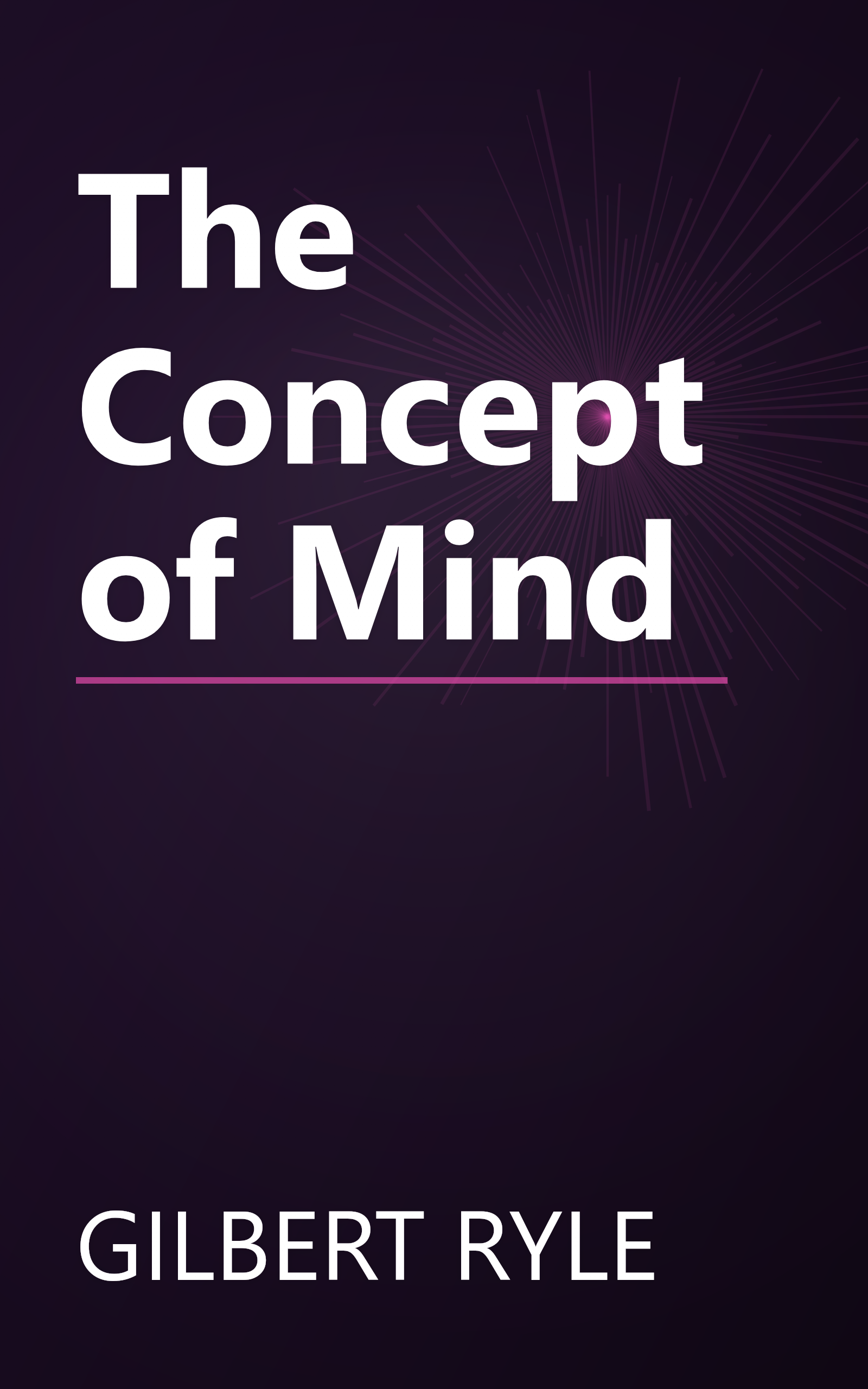 The Concept of Mind book cover