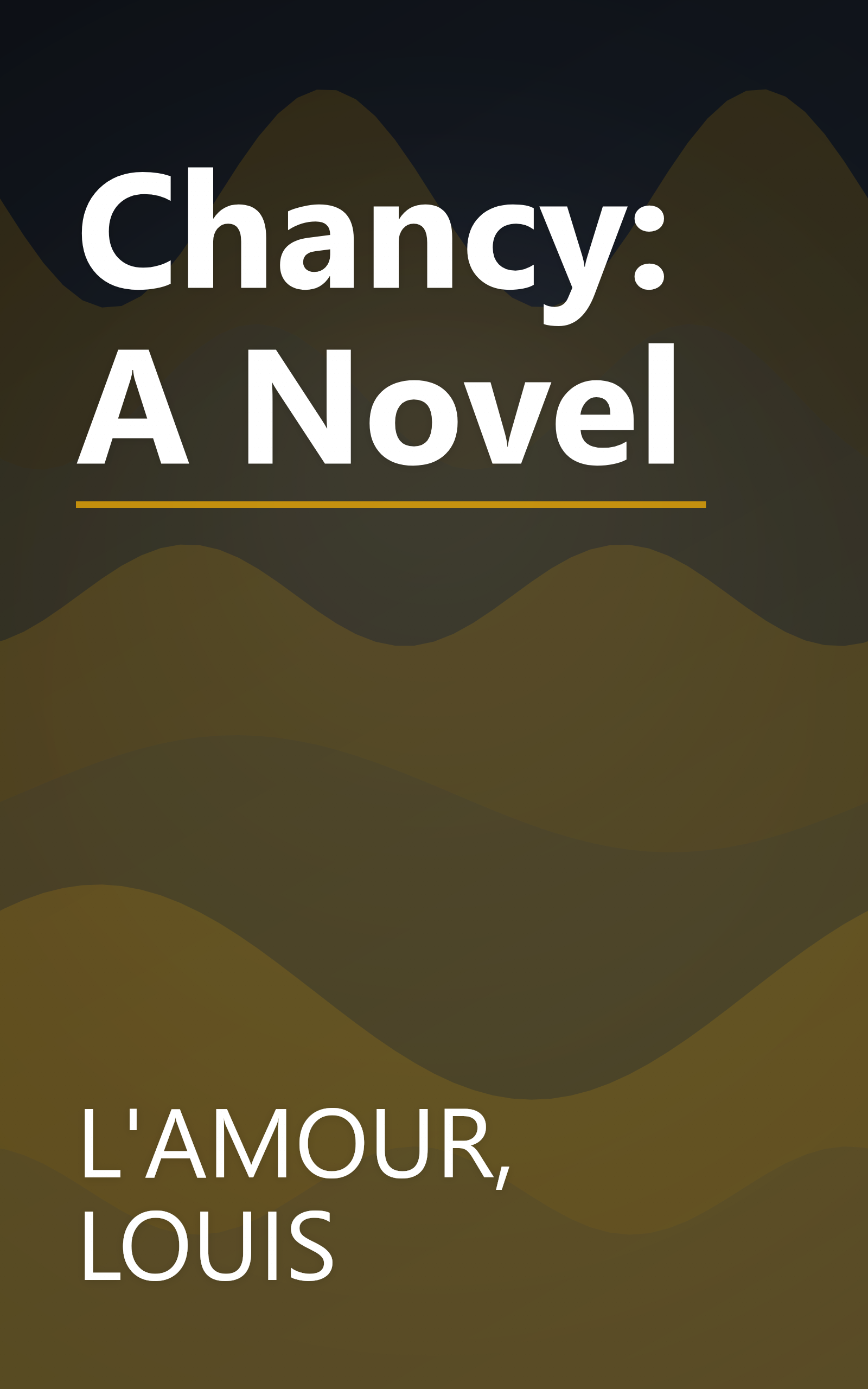 Chancy: A Novel book cover