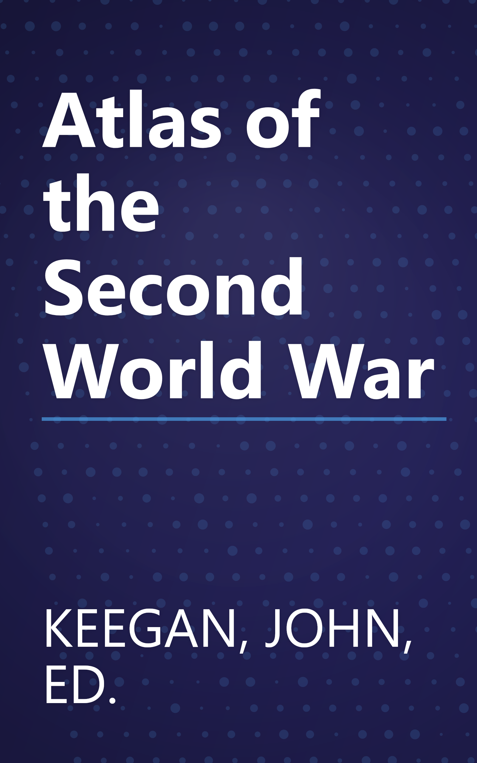 Atlas of the Second World War book cover