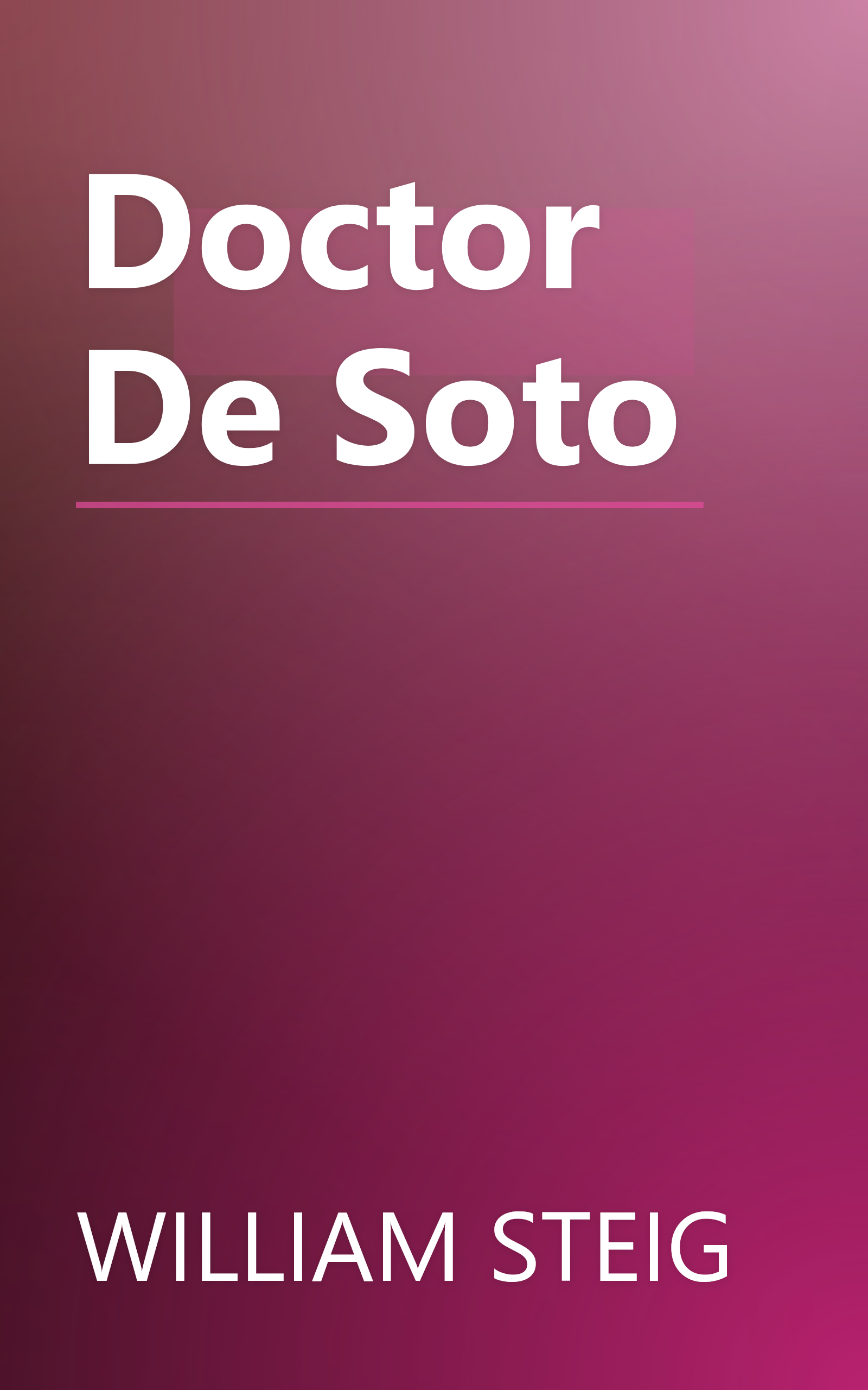 Doctor De Soto book cover