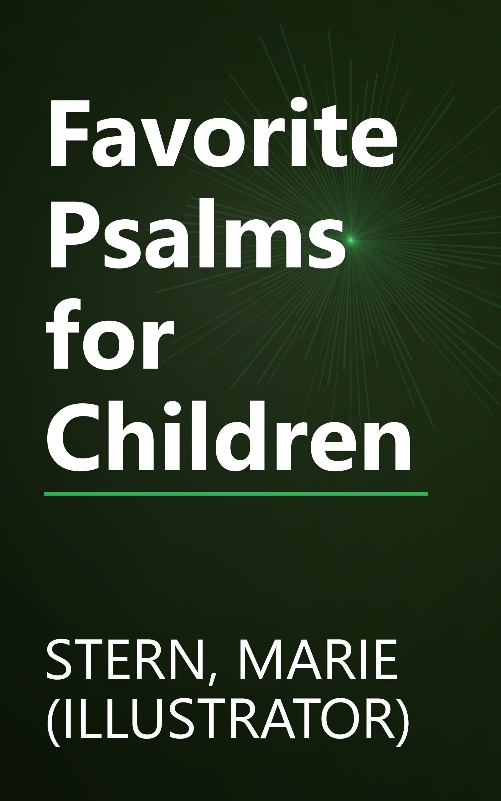 Favorite Psalms for Children book cover