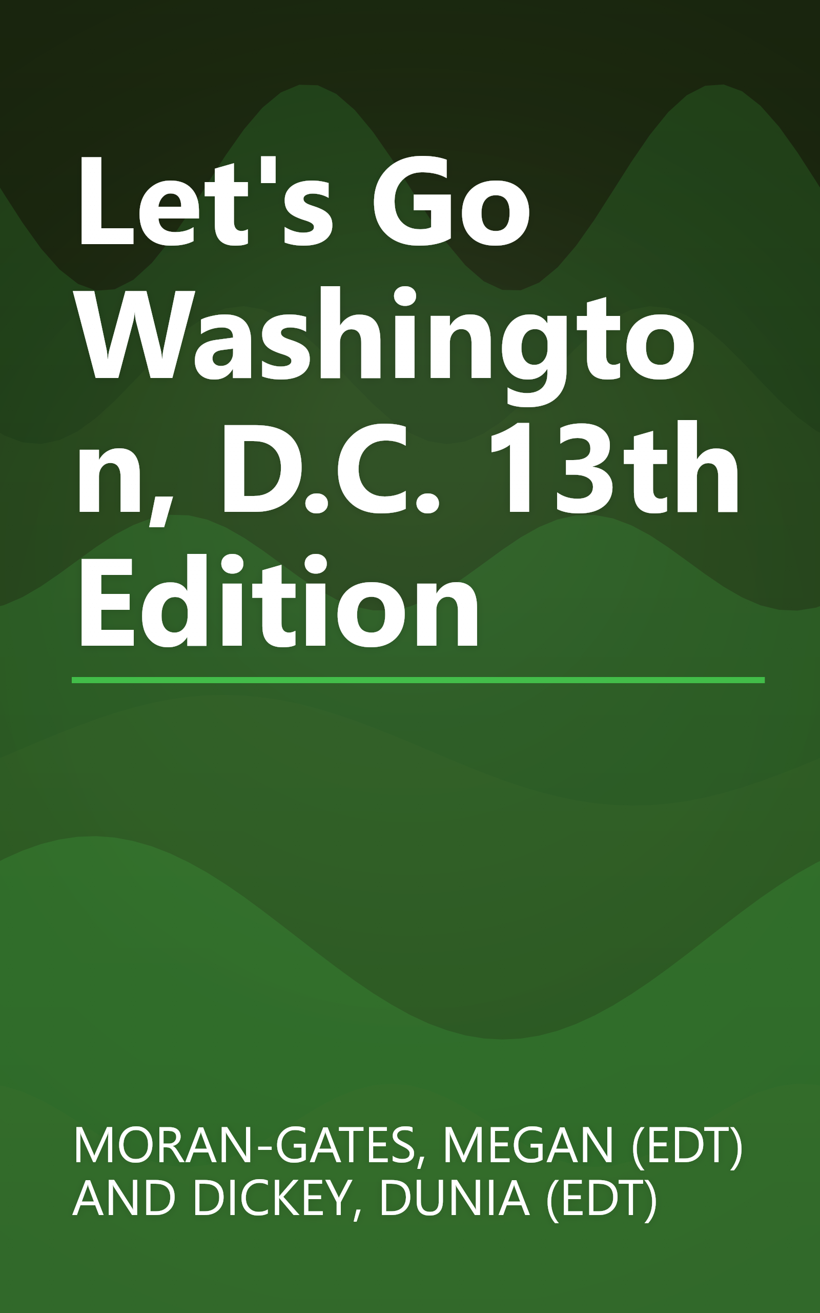 Let's Go Washington, D.C. 13th Edition book cover