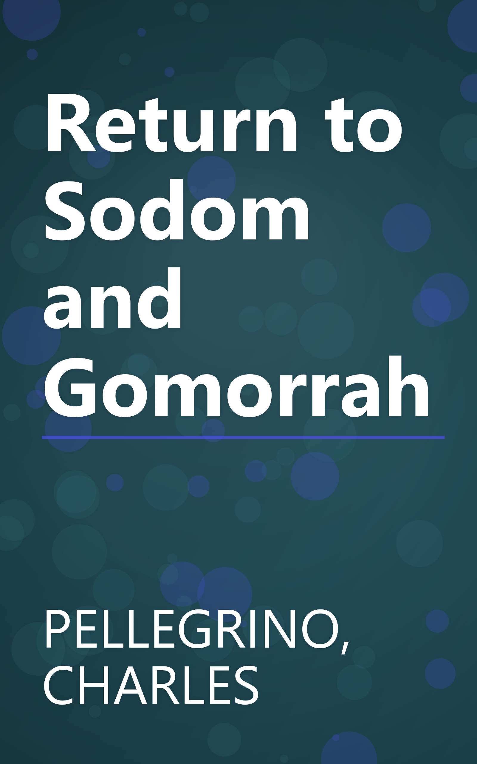 Return to Sodom and Gomorrah book cover