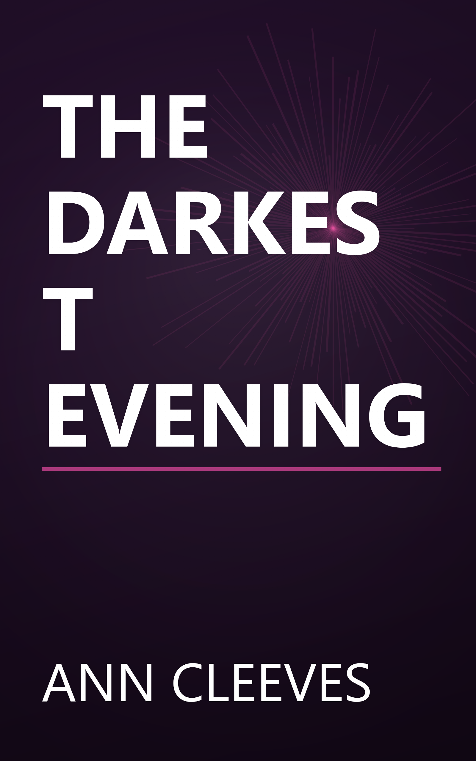 THE DARKEST EVENING book cover