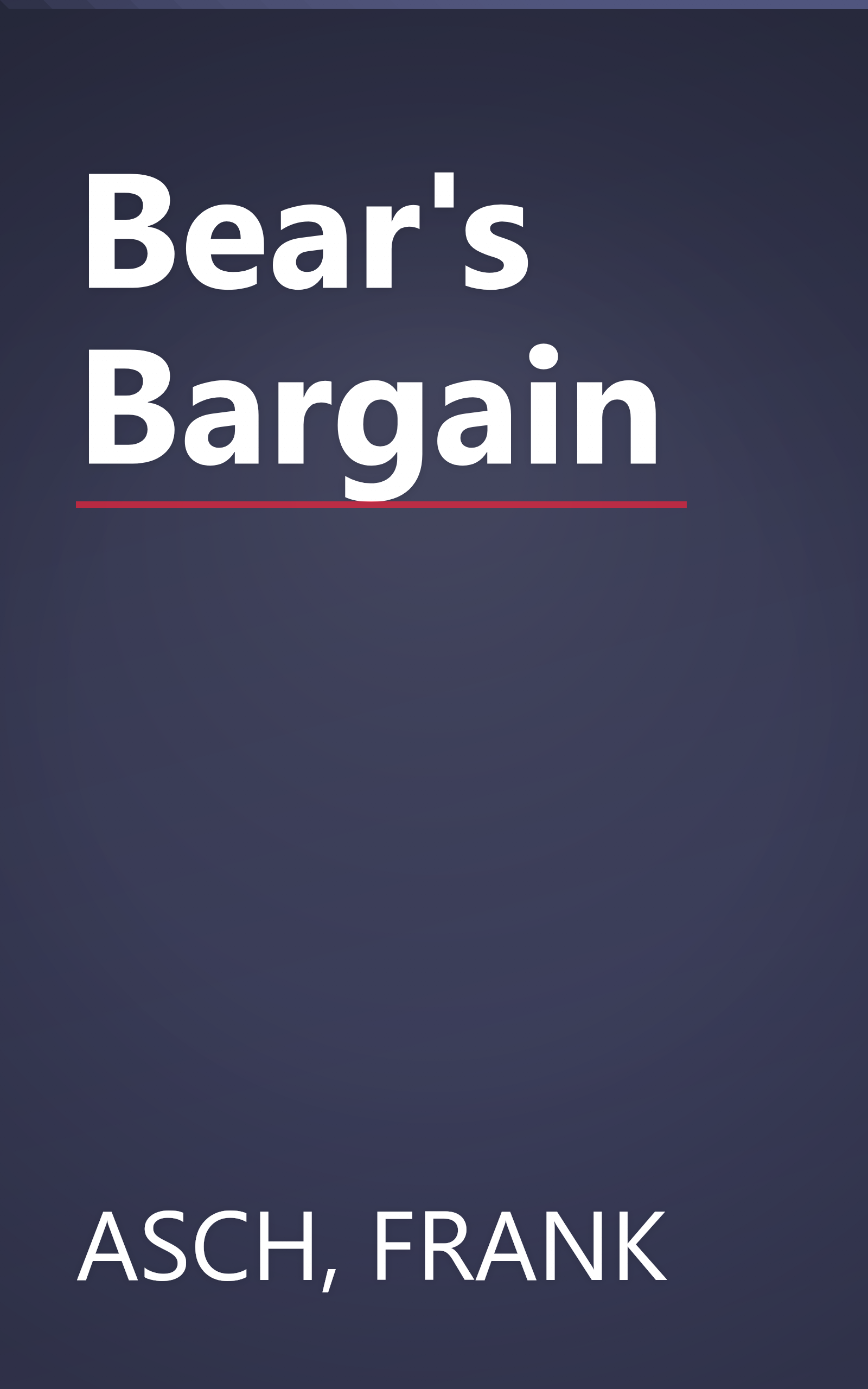 Bear's Bargain book cover