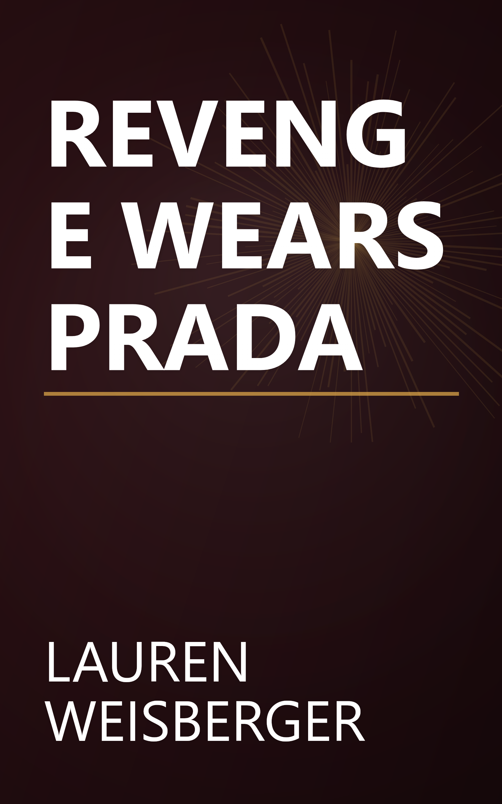 REVENGE WEARS PRADA book cover
