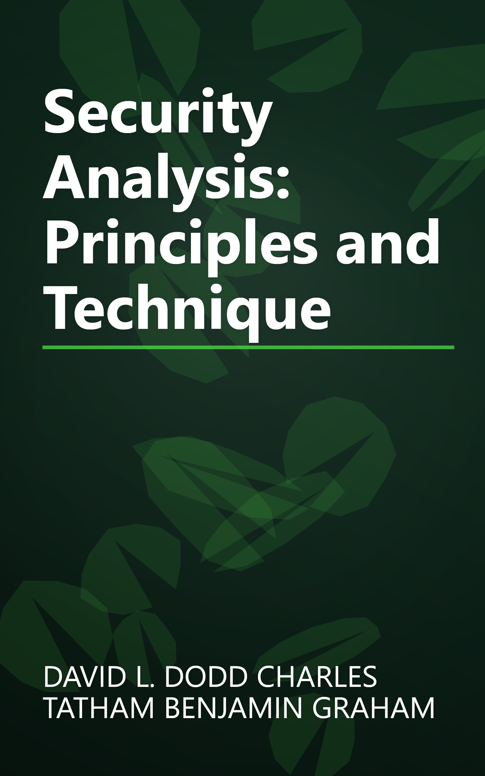 Security Analysis: Principles and Technique book cover