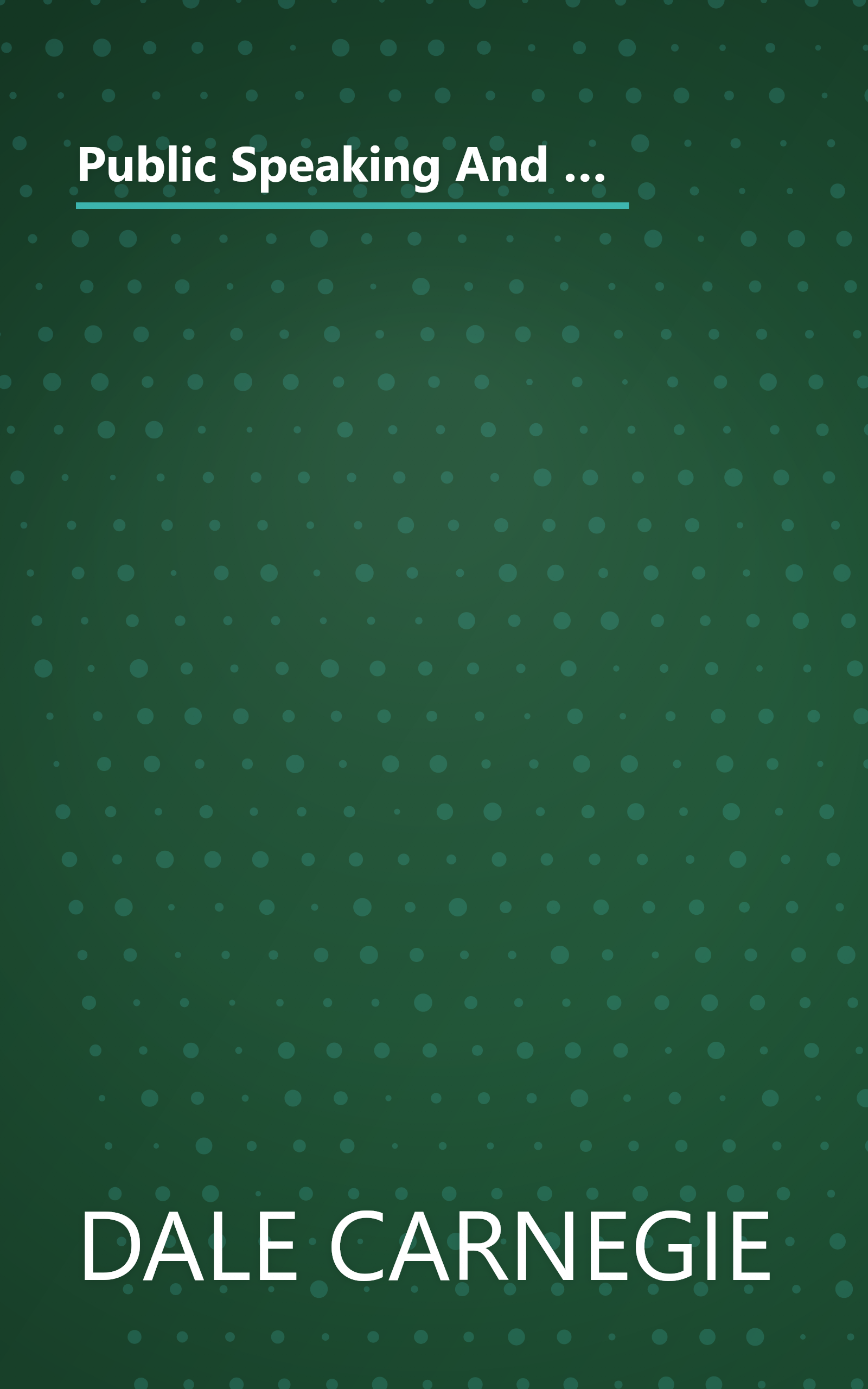 Public Speaking And Influencing Men In Business  From The Author Of  How To Win Friends   Influence  (6 Minute   Expanded Summary) book cover