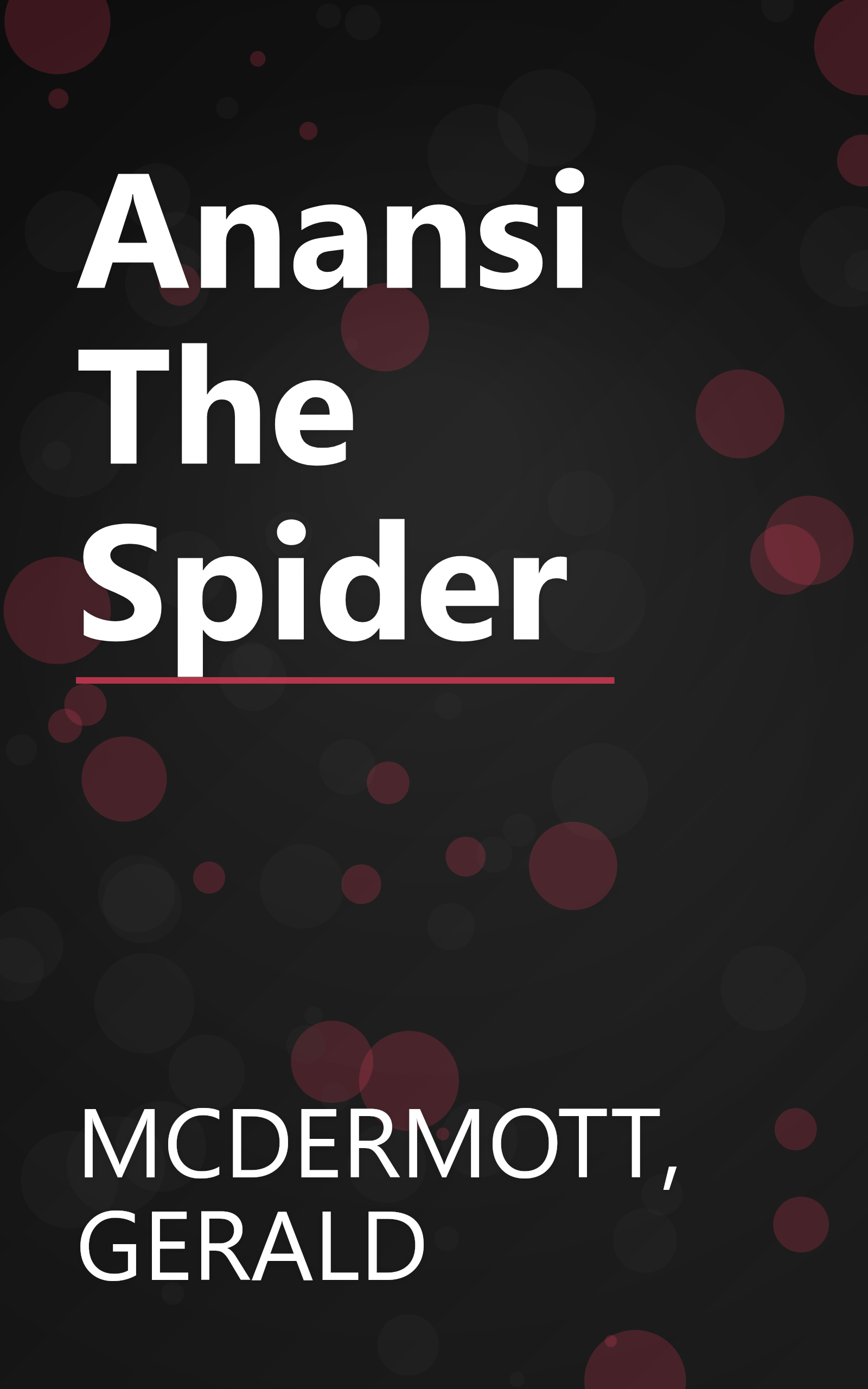 Anansi The Spider book cover