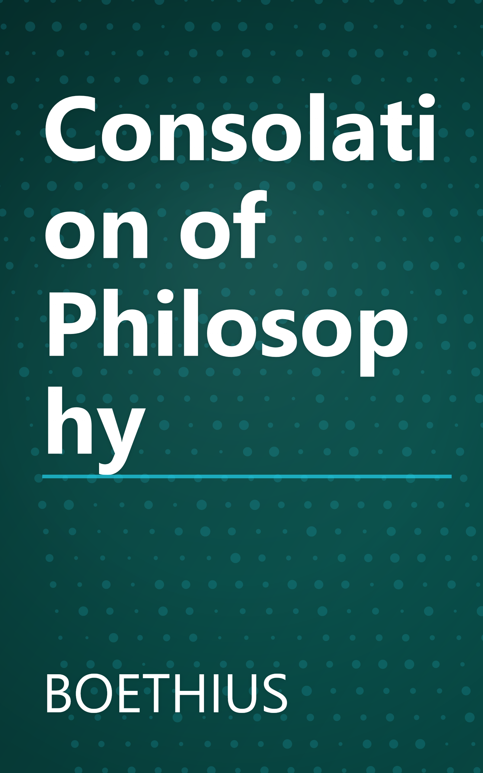 Consolation of Philosophy book cover