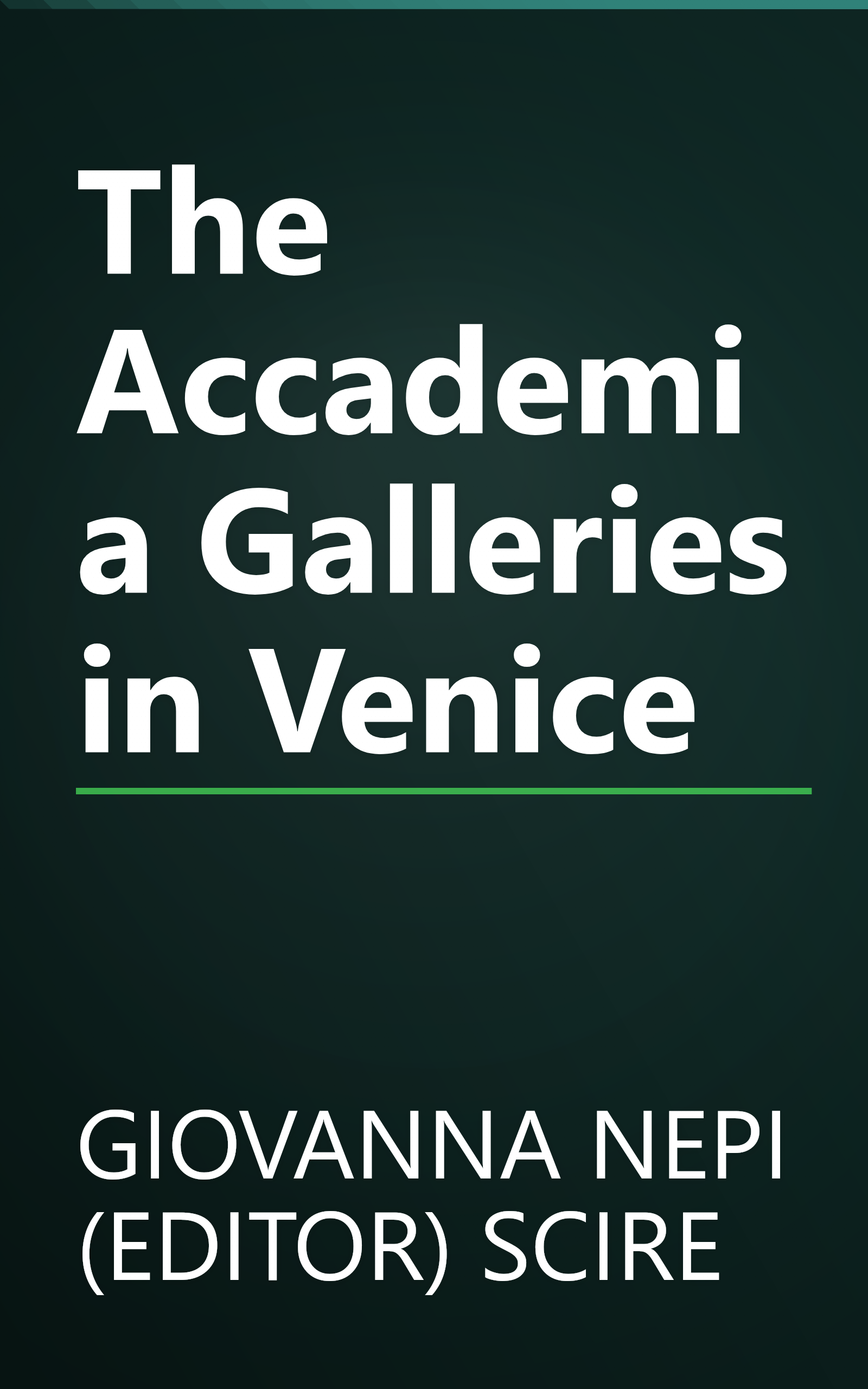 The Accademia Galleries in Venice book cover