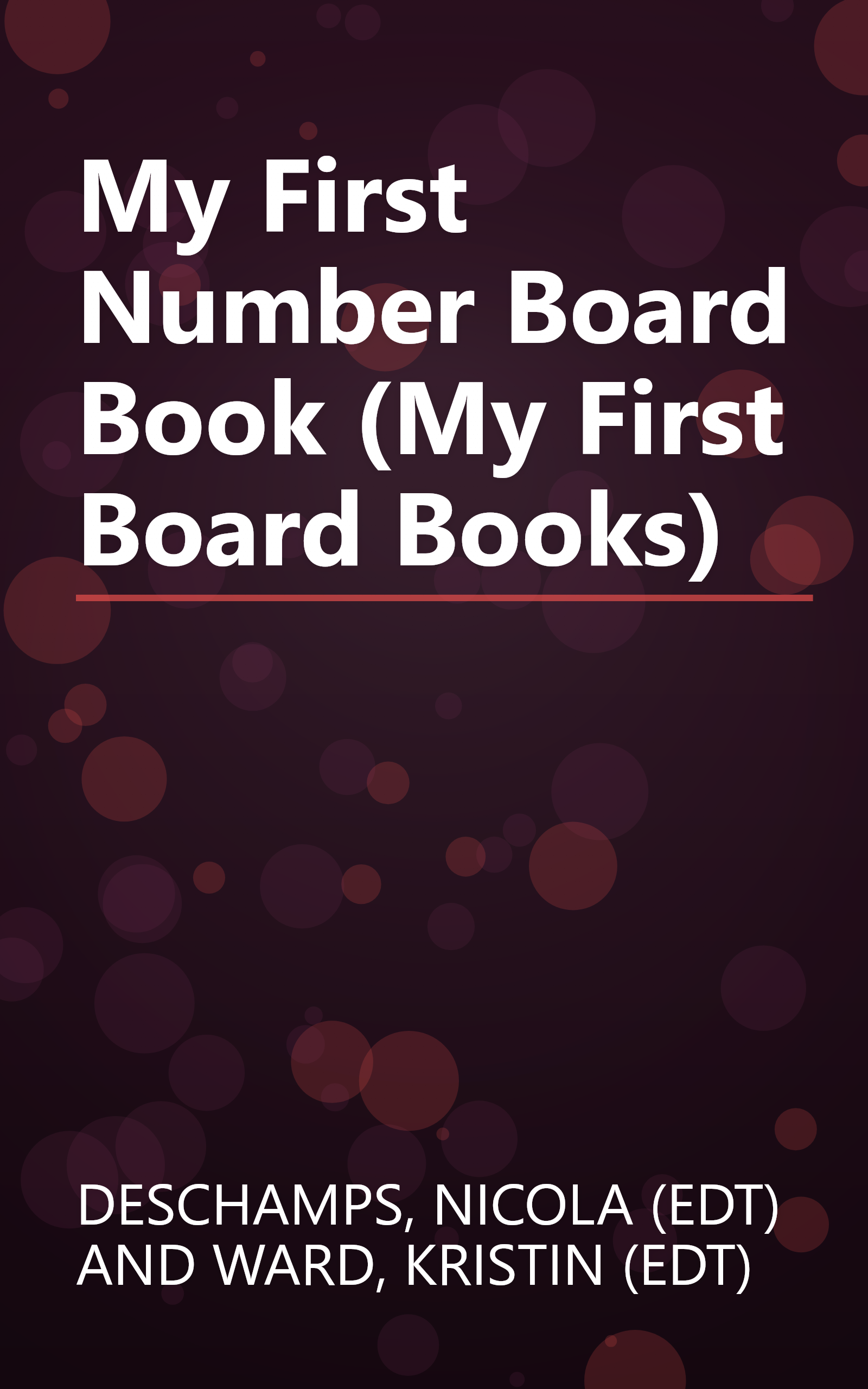 My First Number Board Book (My First Board Books) book cover