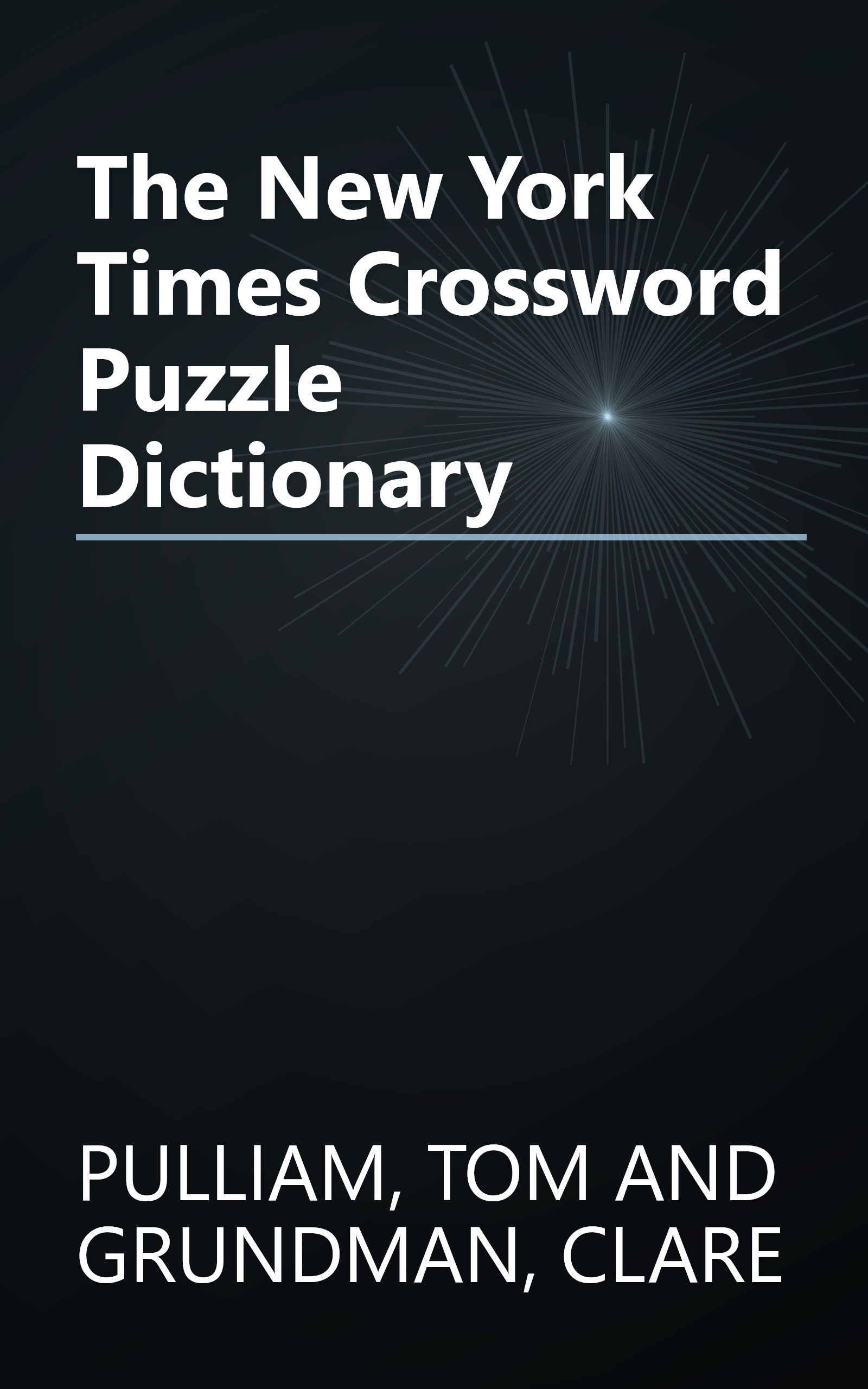 The New York Times Crossword Puzzle Dictionary book cover