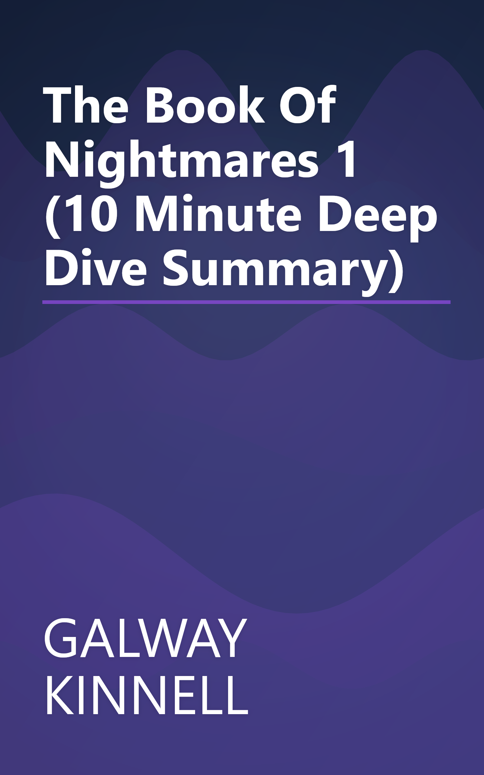The Book Of Nightmares 1 (10 Minute   Deep Dive Summary) book cover