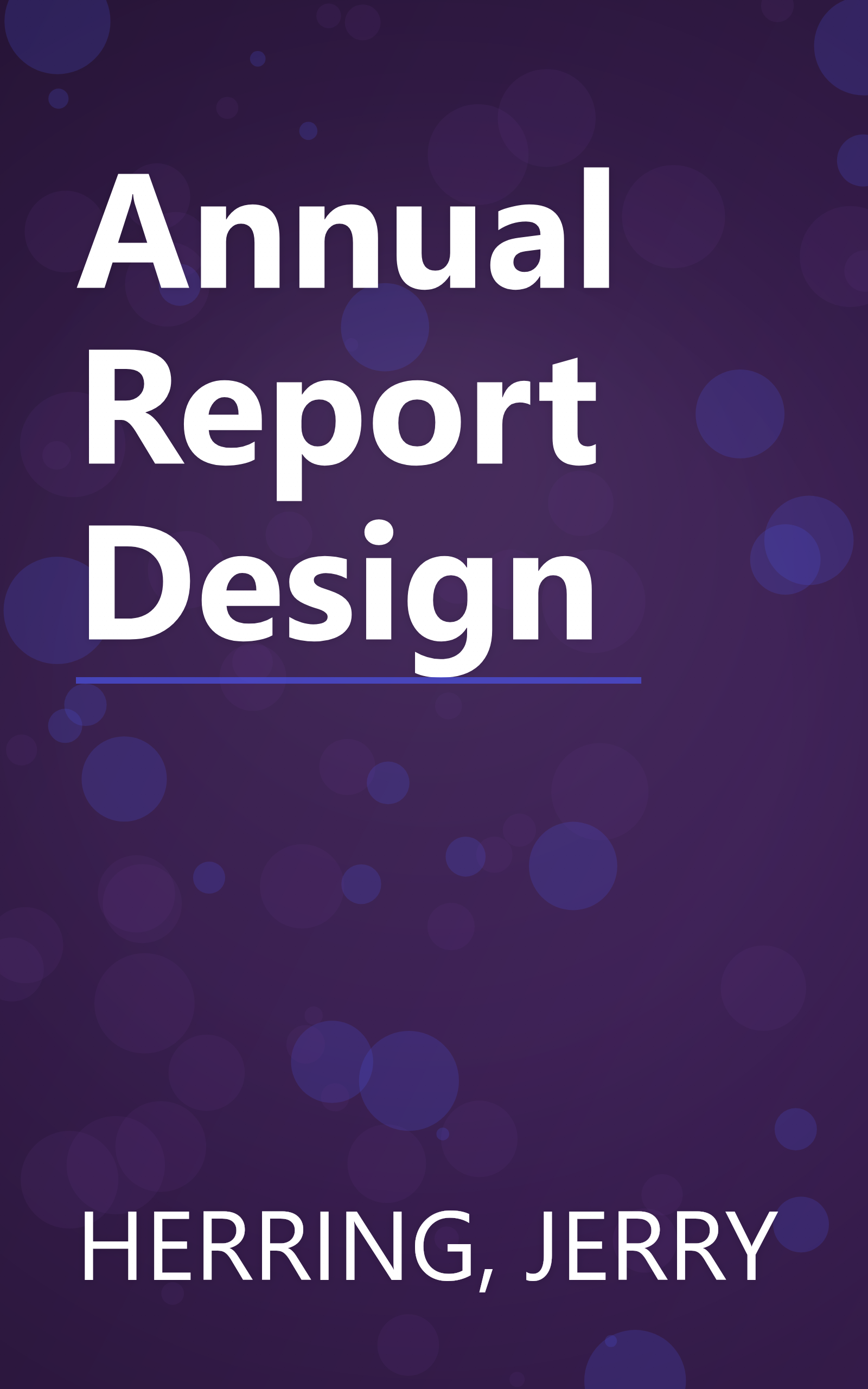 Annual Report Design book cover