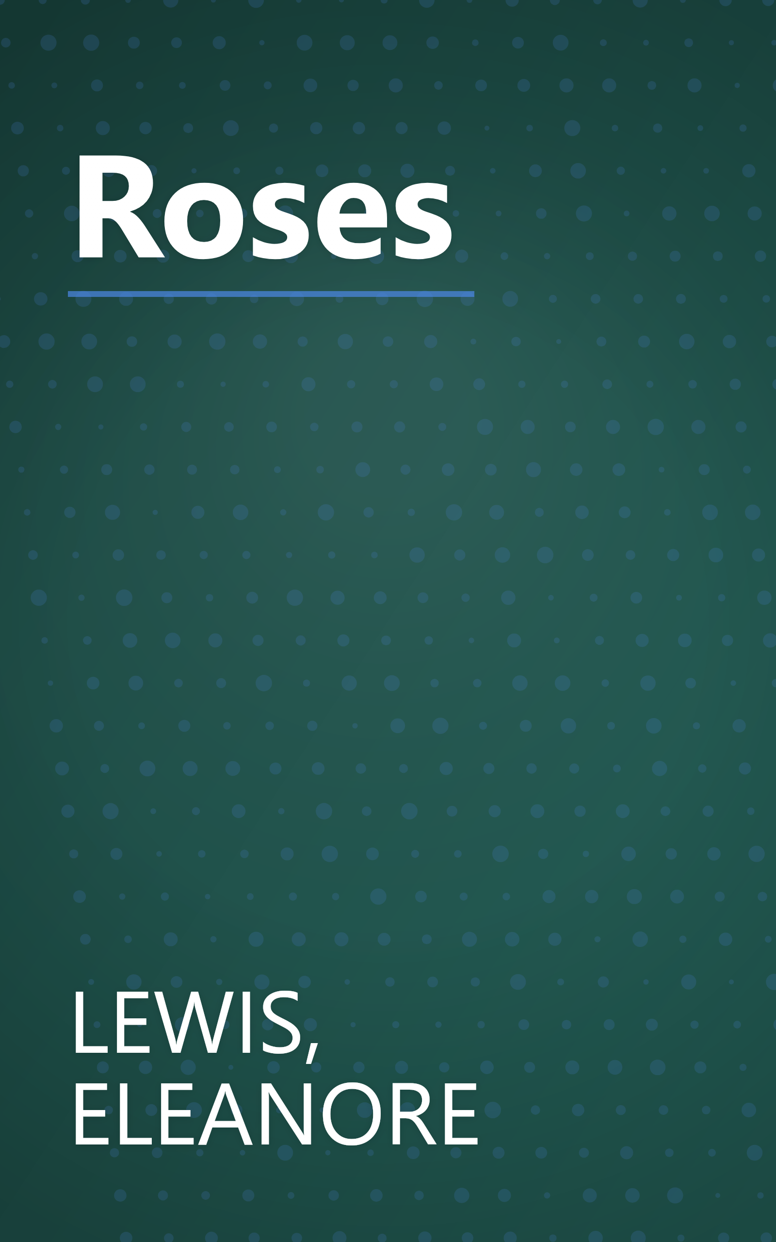 Roses book cover