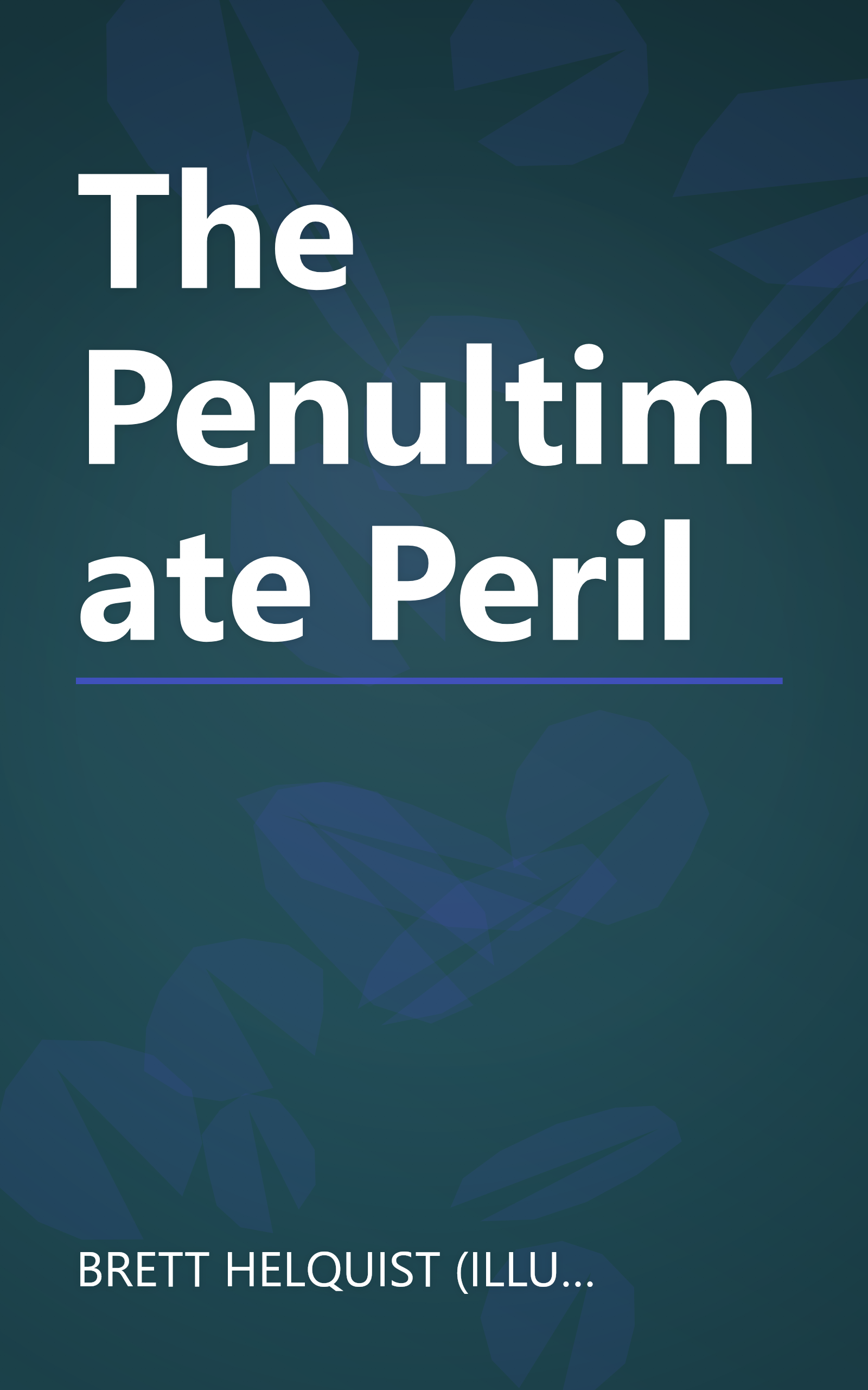 The Penultimate Peril book cover