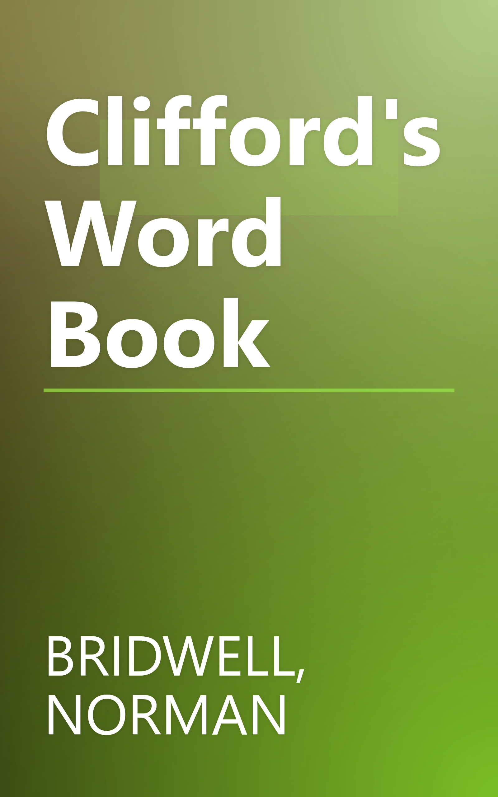 Clifford's Word Book book cover