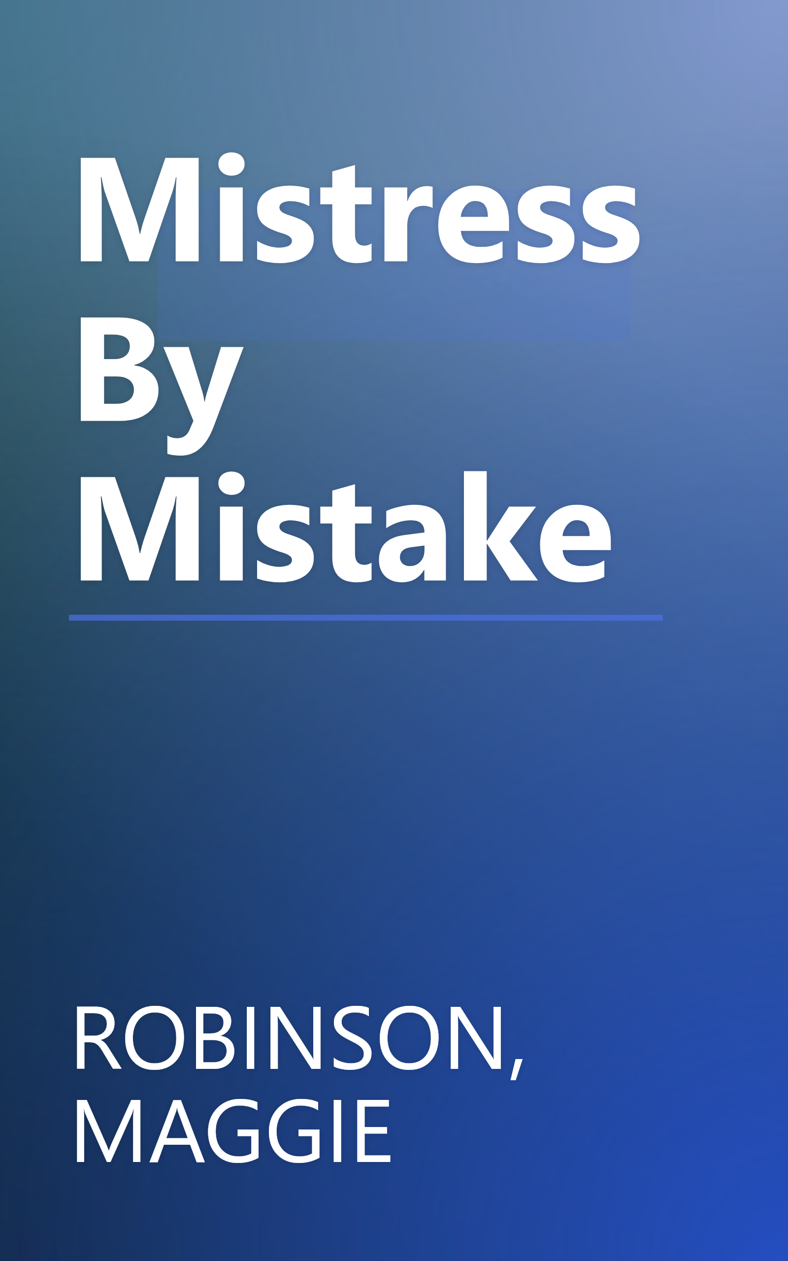 Mistress By Mistake book cover