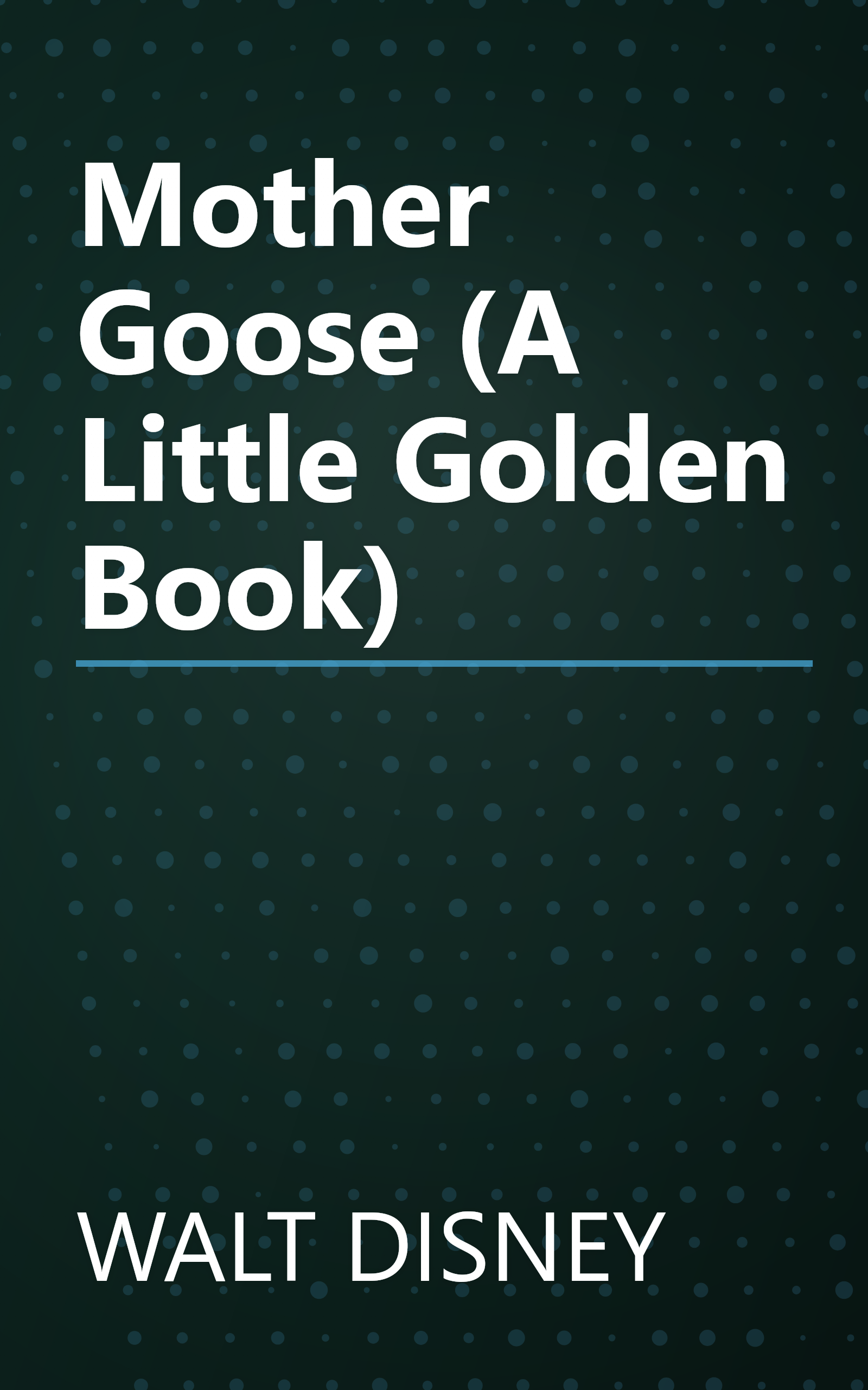 Mother Goose (A Little Golden Book) book cover