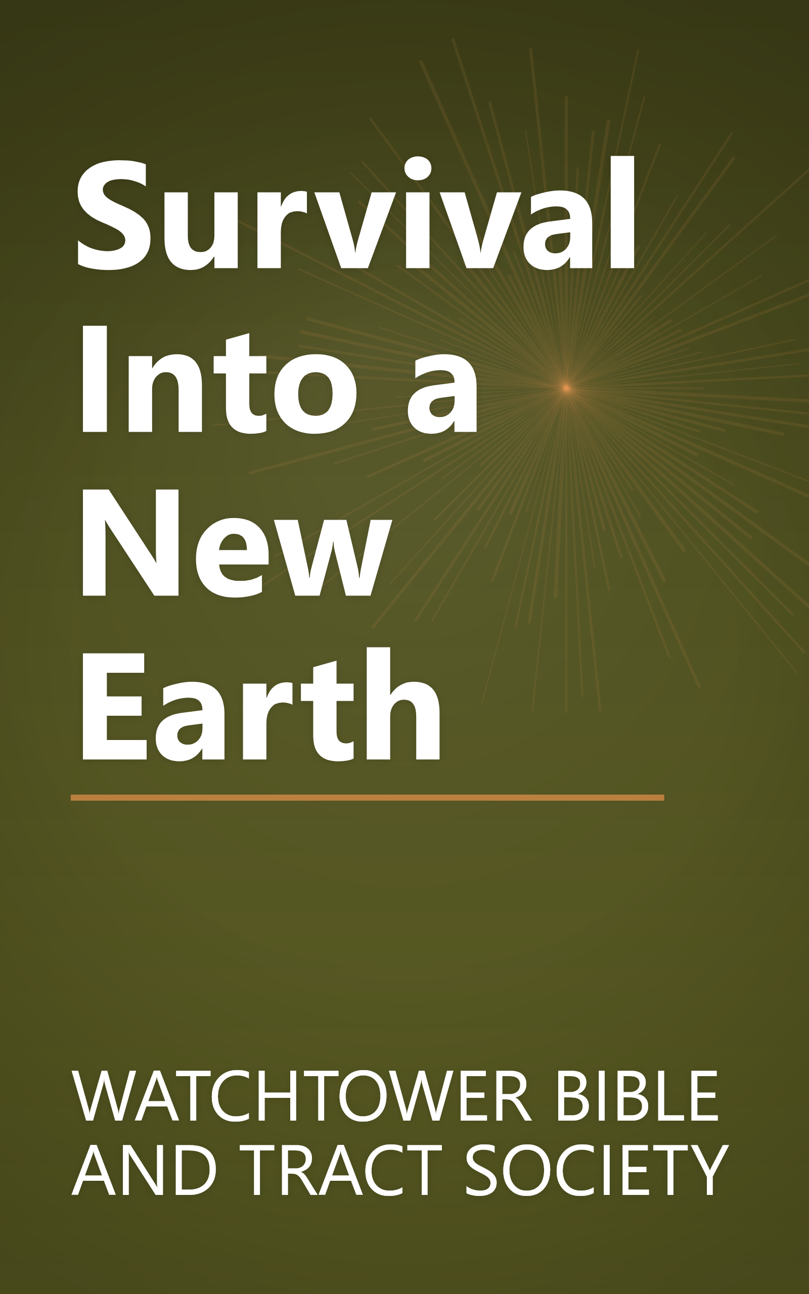 Survival Into a New Earth book cover