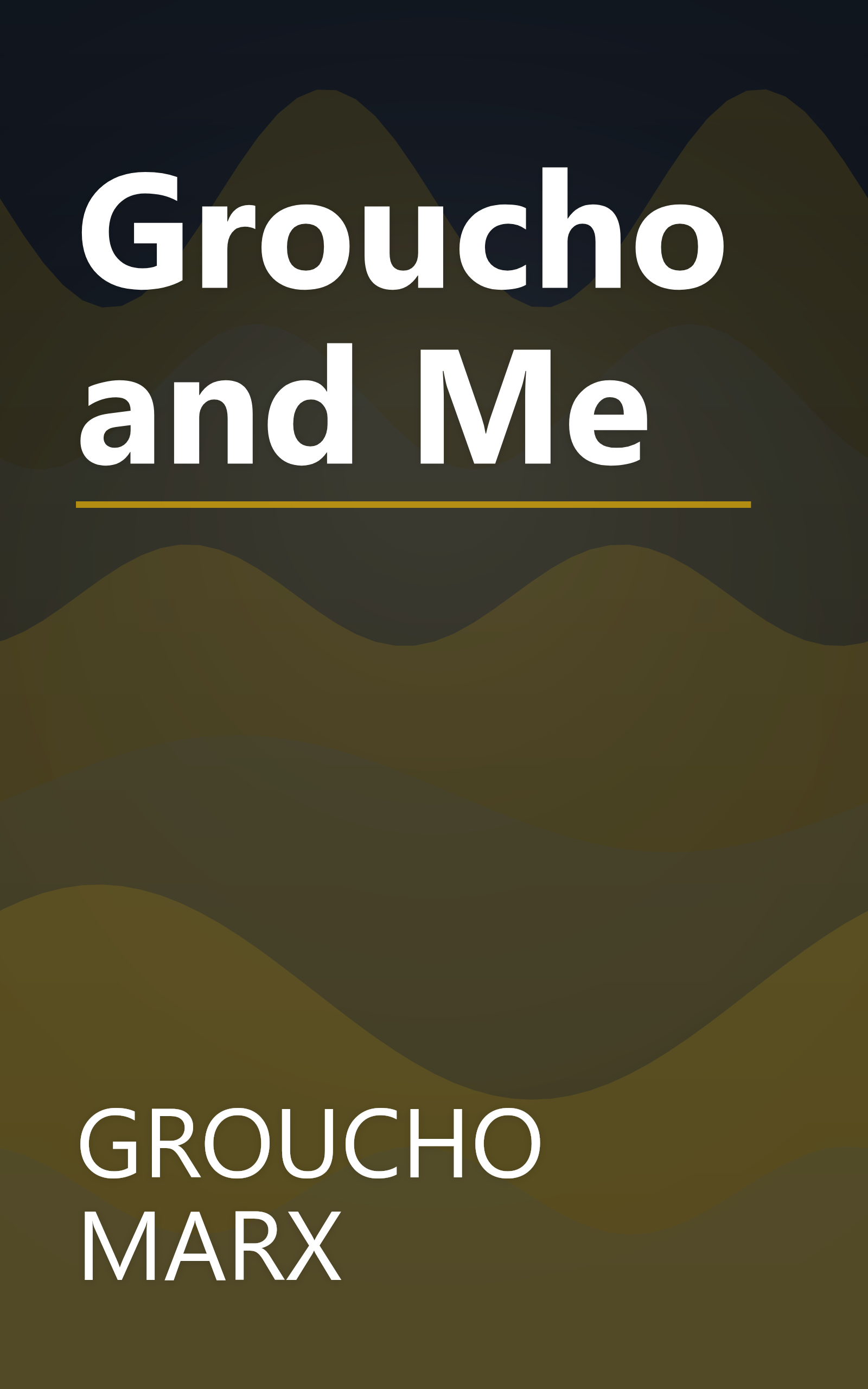 Groucho and Me book cover