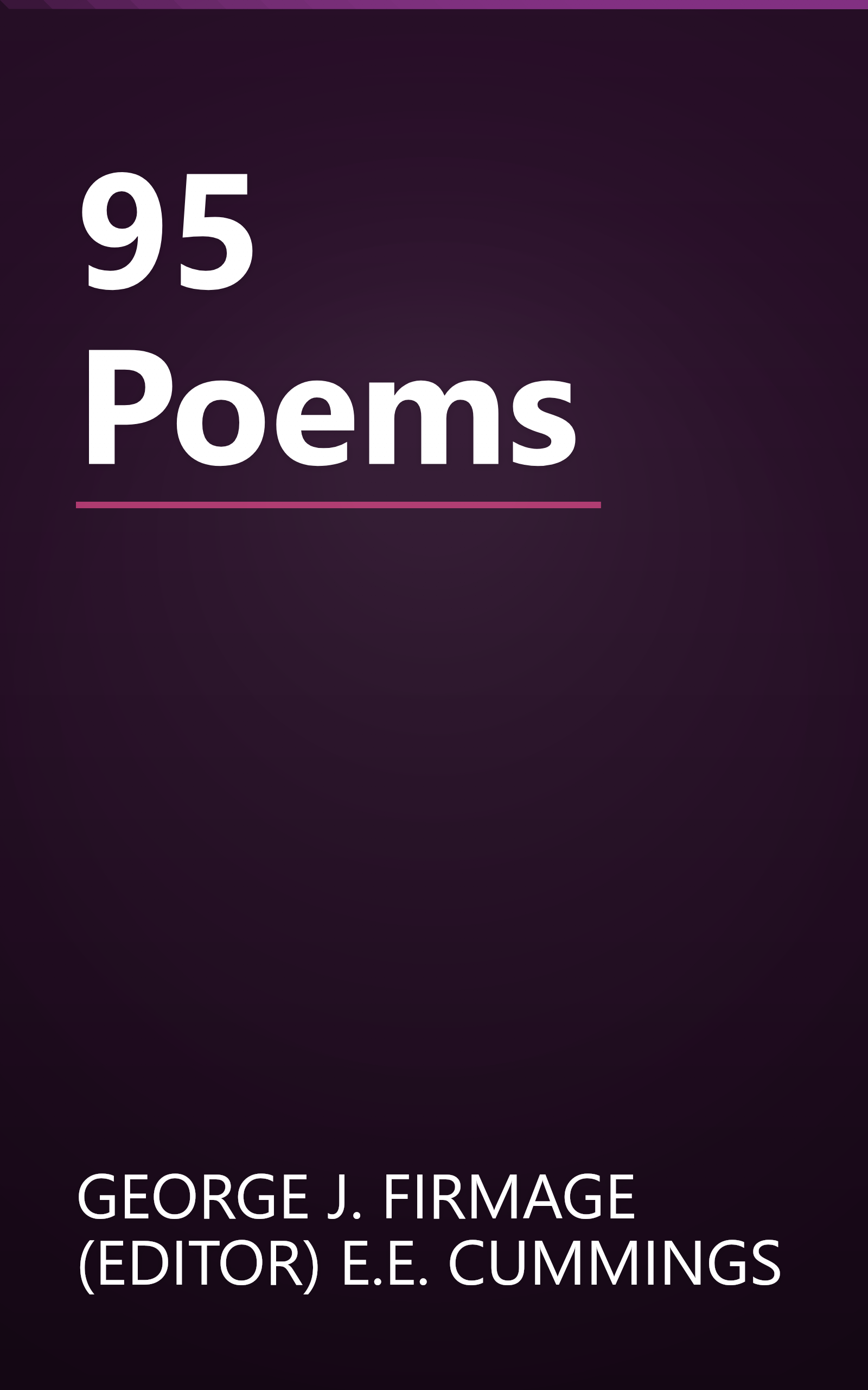 95 Poems book cover